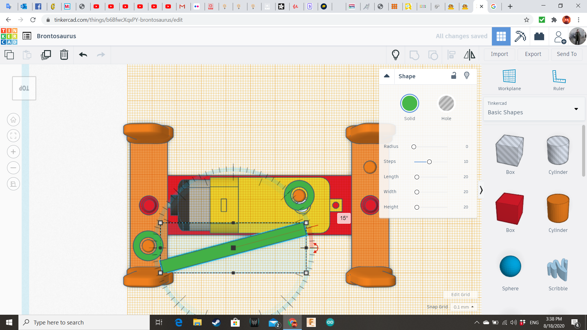 Tinkercad Robotics for School: Create TWO Walking Machines! : 27 Steps ...