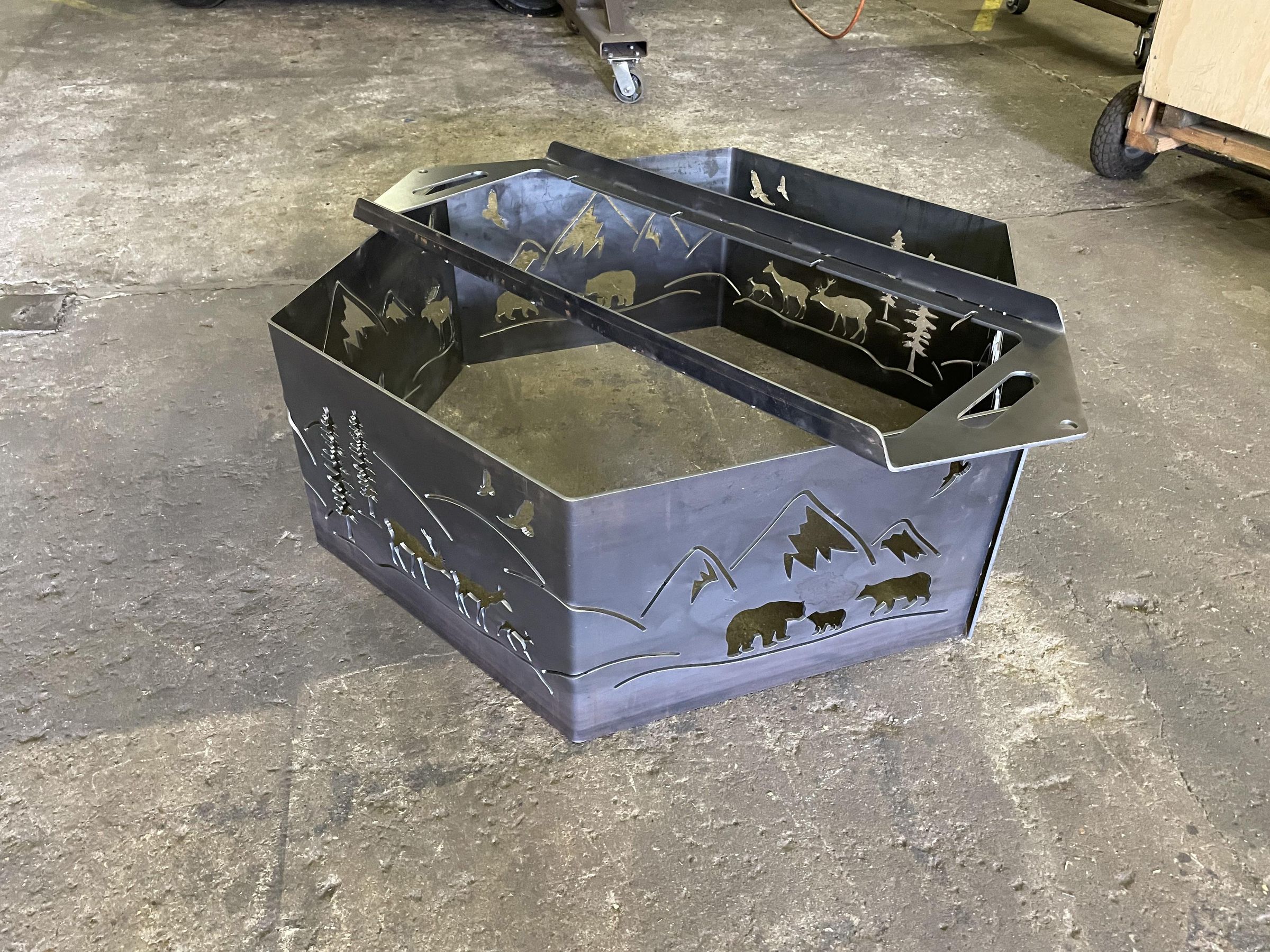 Build Your Own Portable or Stationary Firepit : 7 Steps (with Pictures ...