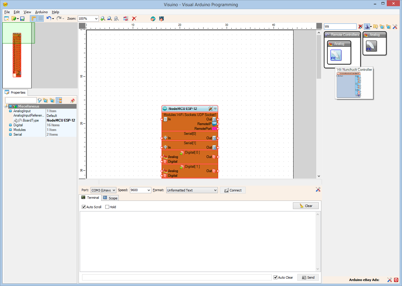 ESP8266 and Visuino: WiFi Remote Control Smart Car Robot With Wii Nunchuck : 29 Steps (with ...