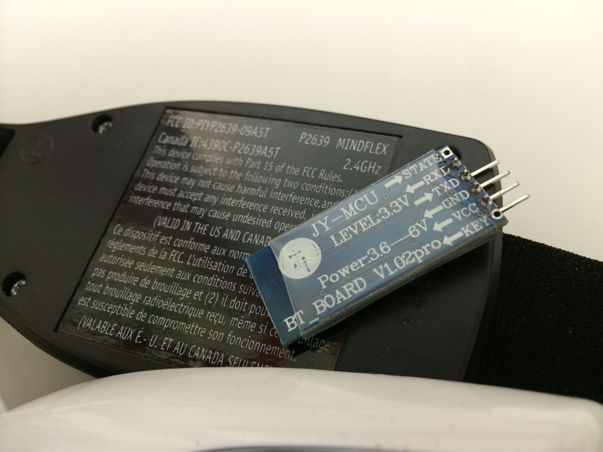 Adding Bluetooth to an EEG Headset for Mind-controlled Projects : 6 ...