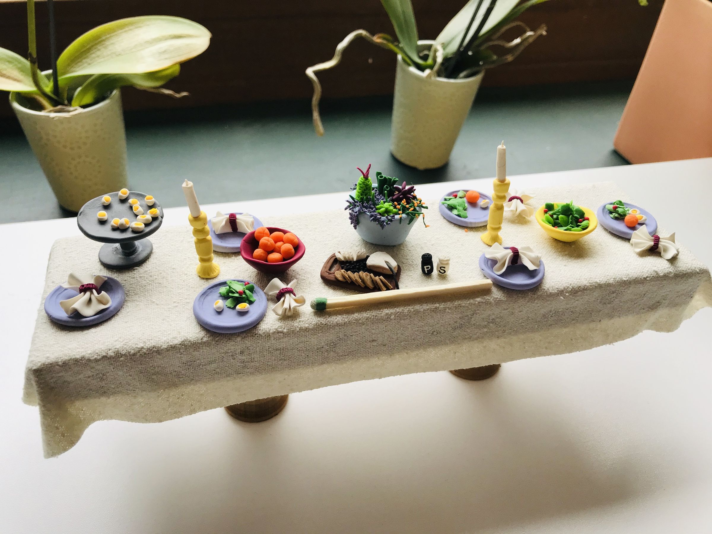 Miniature Table Set (Polymer Clay) : 5 Steps (with Pictures ...