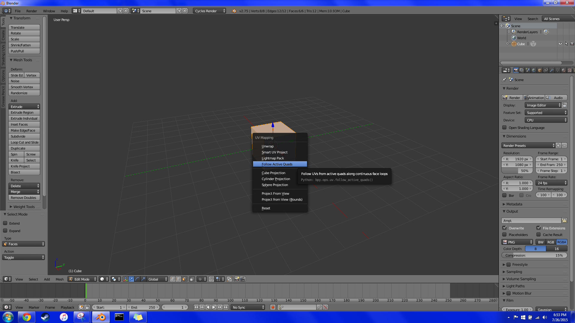 How to Texture a Cube in Blender : 4 Steps - Instructables