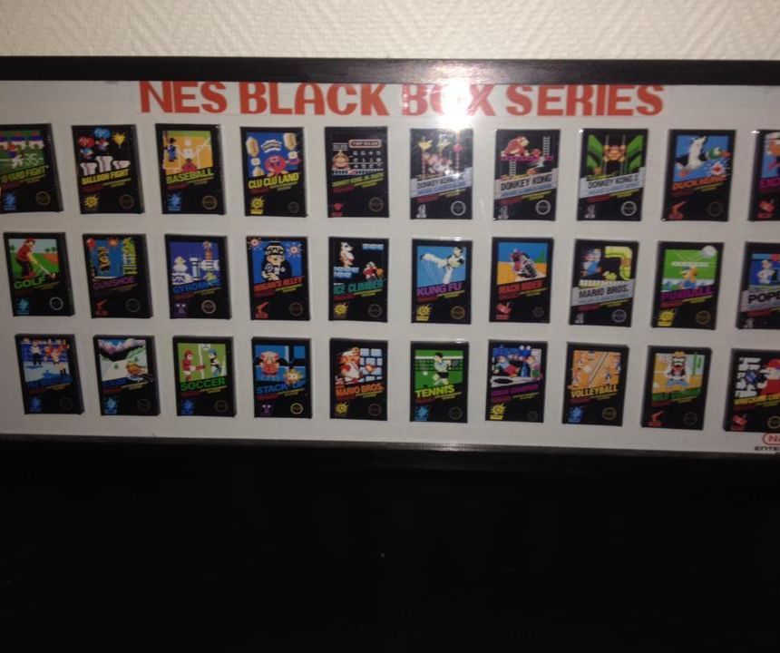Nintendo Black Box Collection Shadowbox : 4 Steps - Instructables