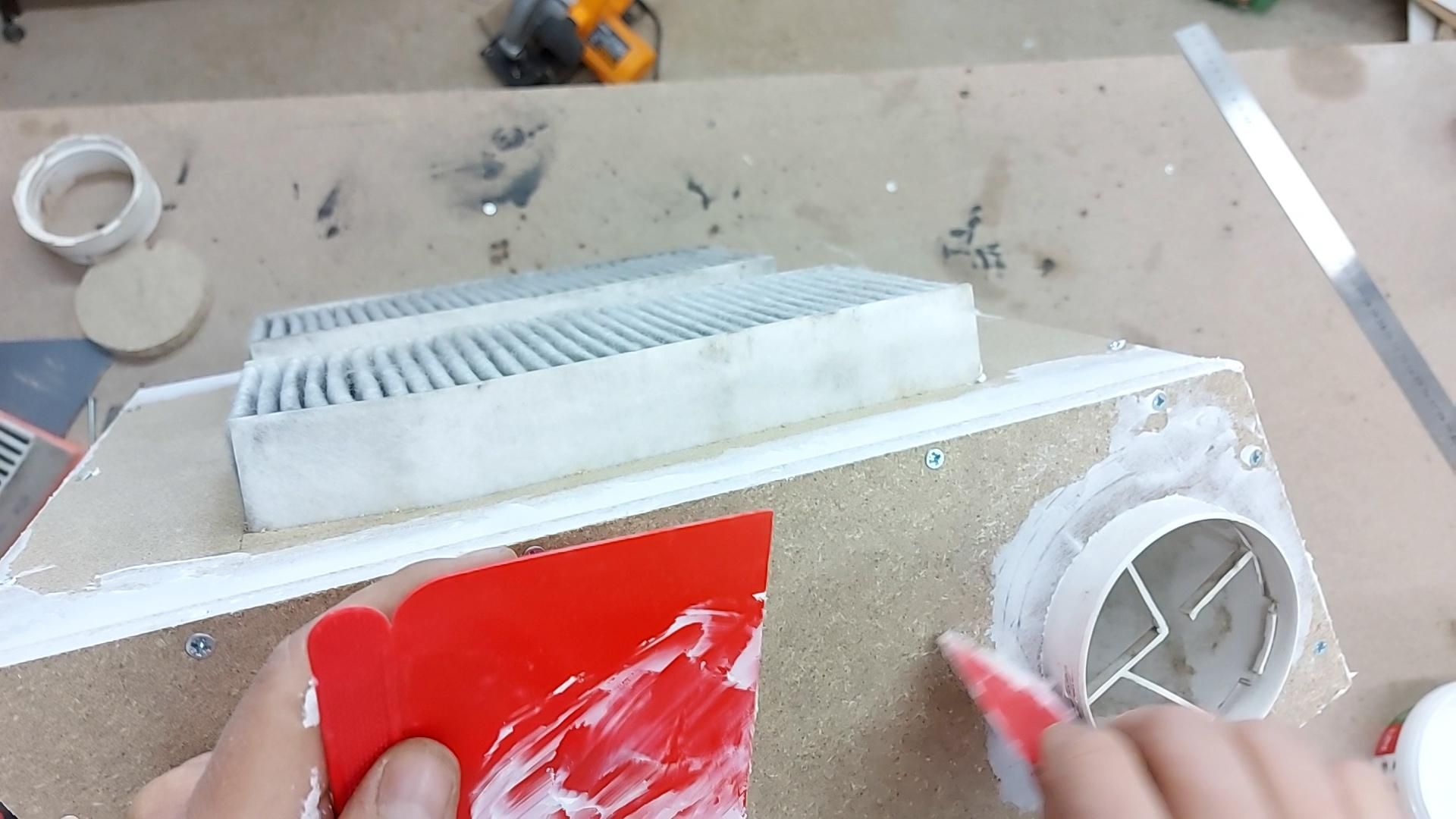 Workshop Air Filter With Old Car Filter : 11 Steps (with Pictures ...