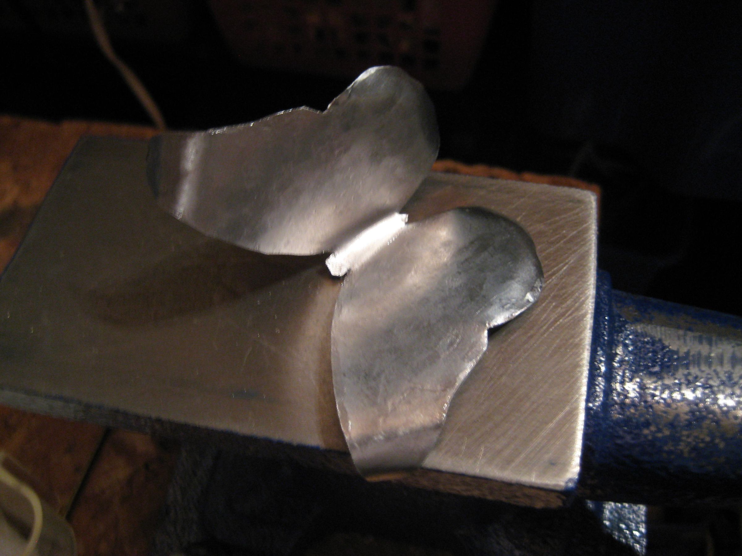 Simple Metalworking Techniques and Making a Steel Butterfly : 6 Steps ...