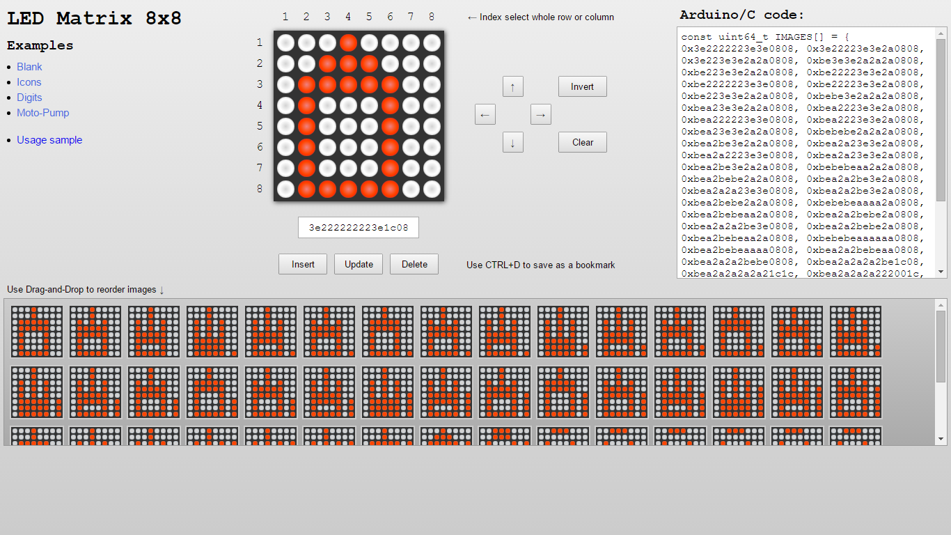 LED Matrix Editor : 3 Steps - Instructables
