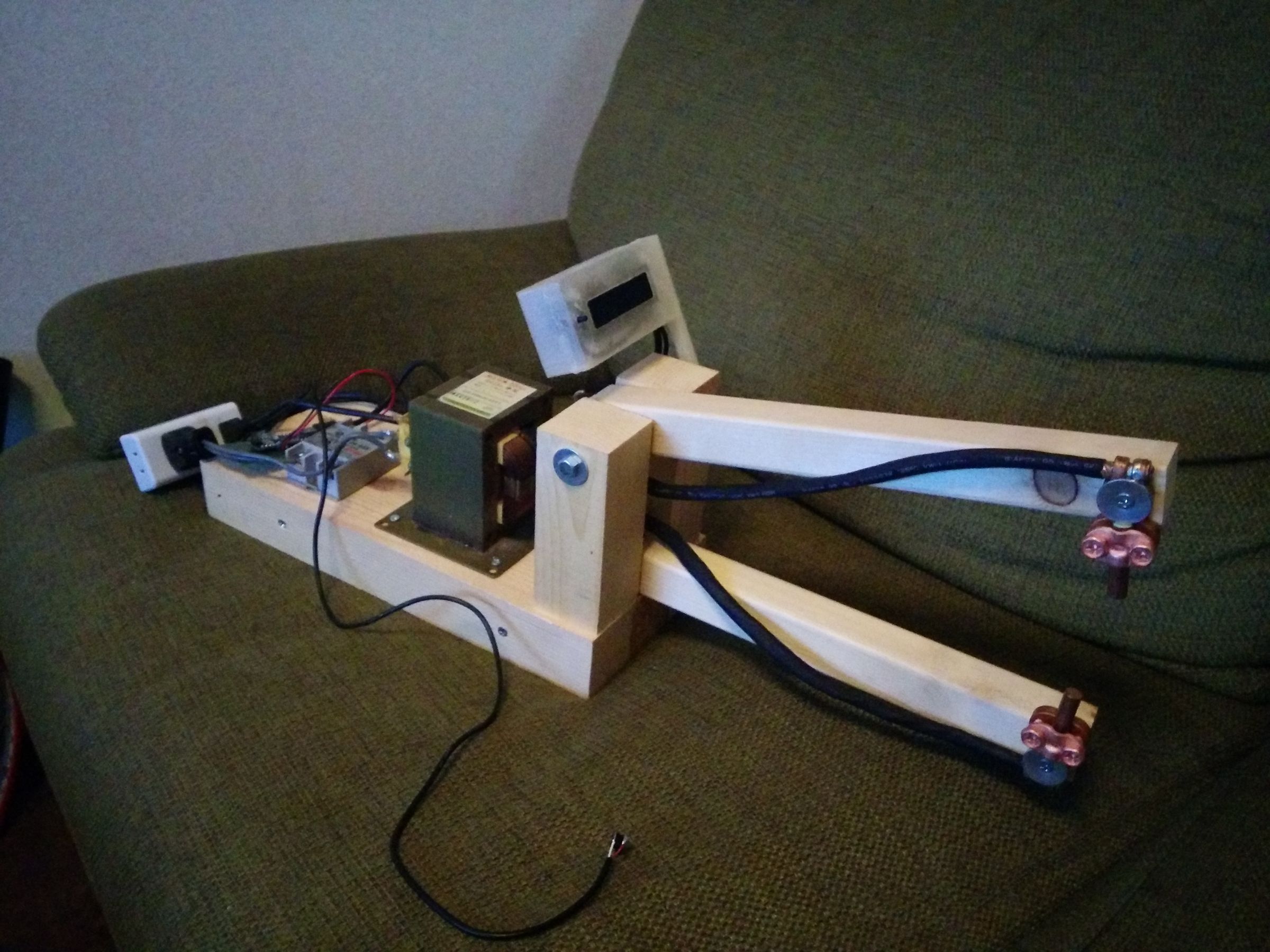 Simple DIY Dual Pulse Spot Welder With Arduino Controller and Screen ...