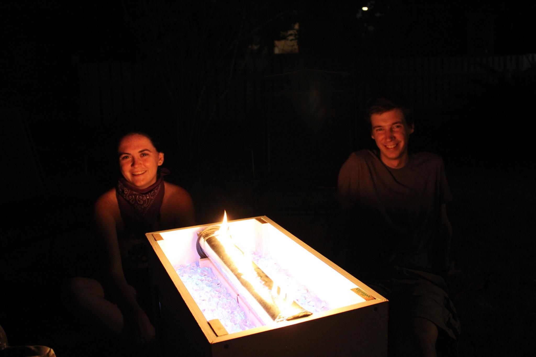 Fire Pit With Sound Reactive Flame, Bluetooth Speaker, and Animated ...