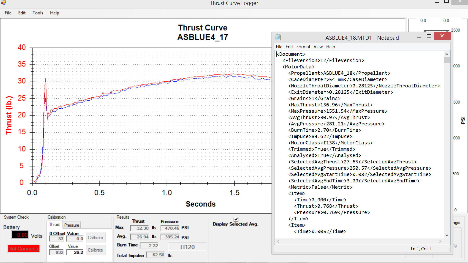 Rocket Propellant Characterization, C++ Excel Automation, Boost Property Tree and the TC Logger ...