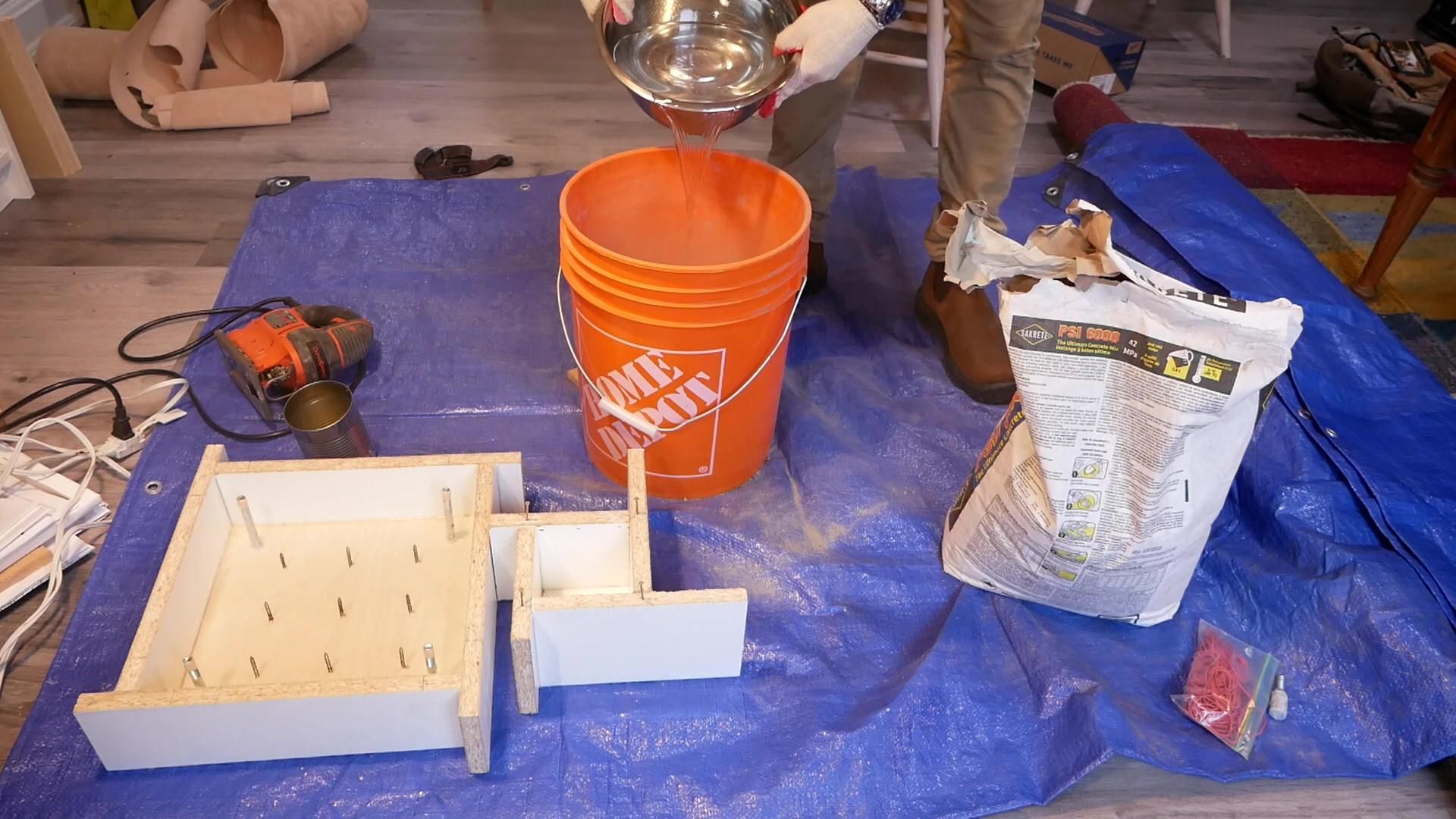 Concrete & Wood Counterweighted Mic Stand : 12 Steps (with Pictures ...