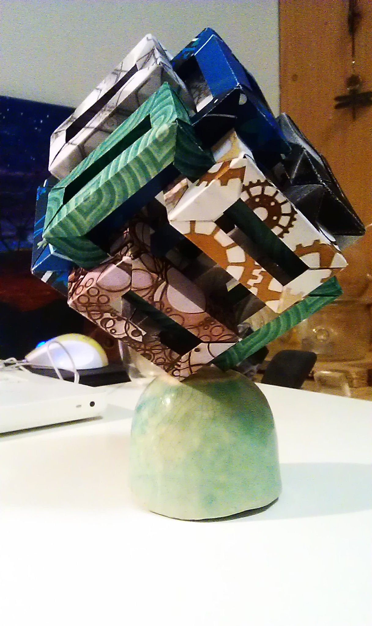 Modular Origami Sculpture: 6 Rectangular Prisms : 11 Steps - Instructables