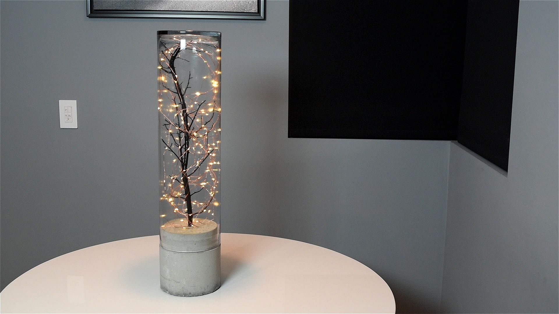 DIY Indoor Outdoor Concrete Lamp 2 : 7 Steps (with Pictures ...