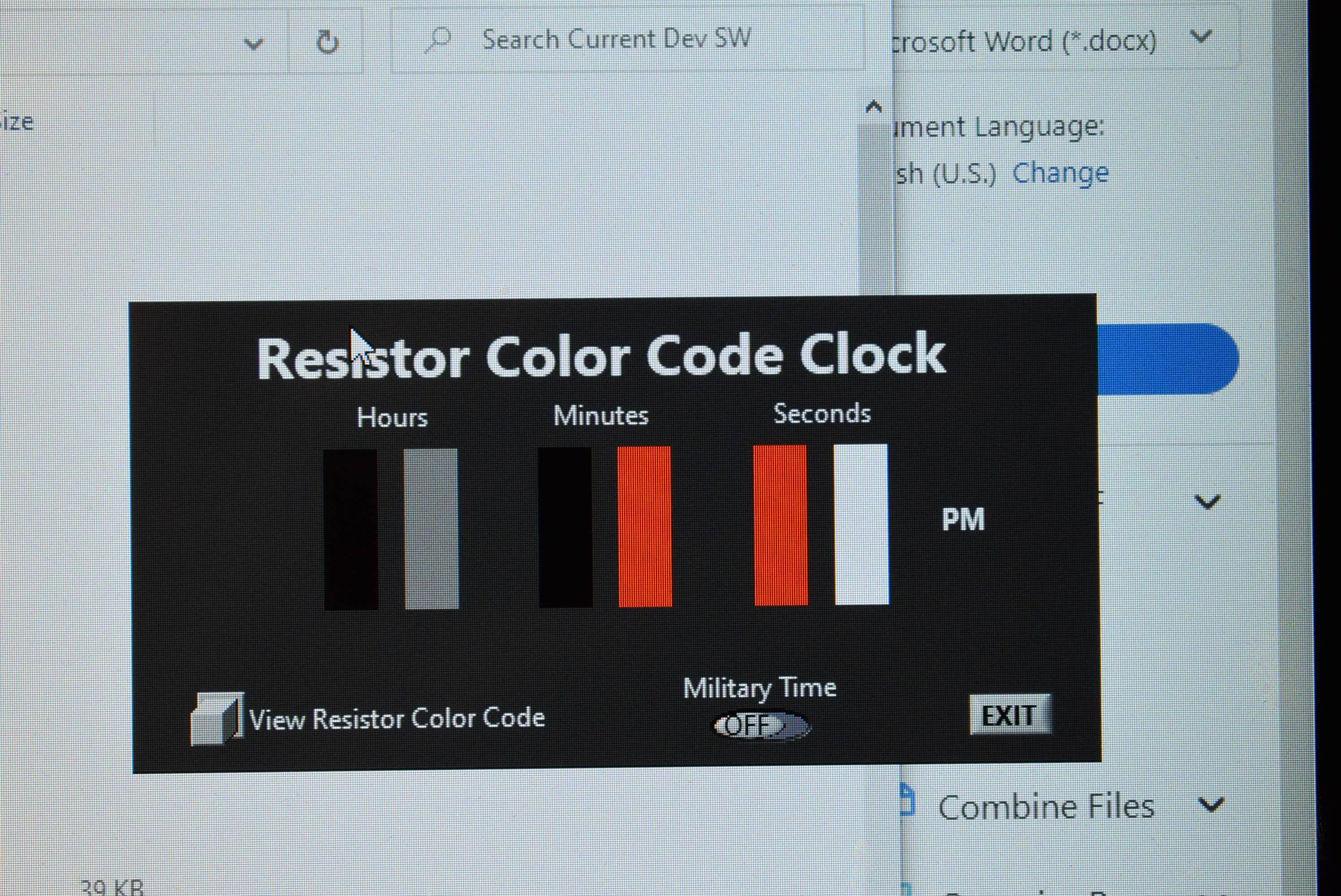 Resistor Color Code Software