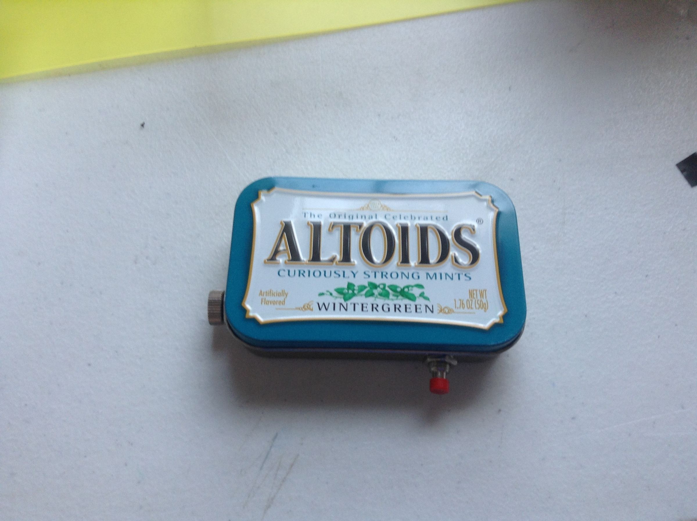 No Soldering!!Cheap Burning Altoid Laser!!! : 3 Steps - Instructables