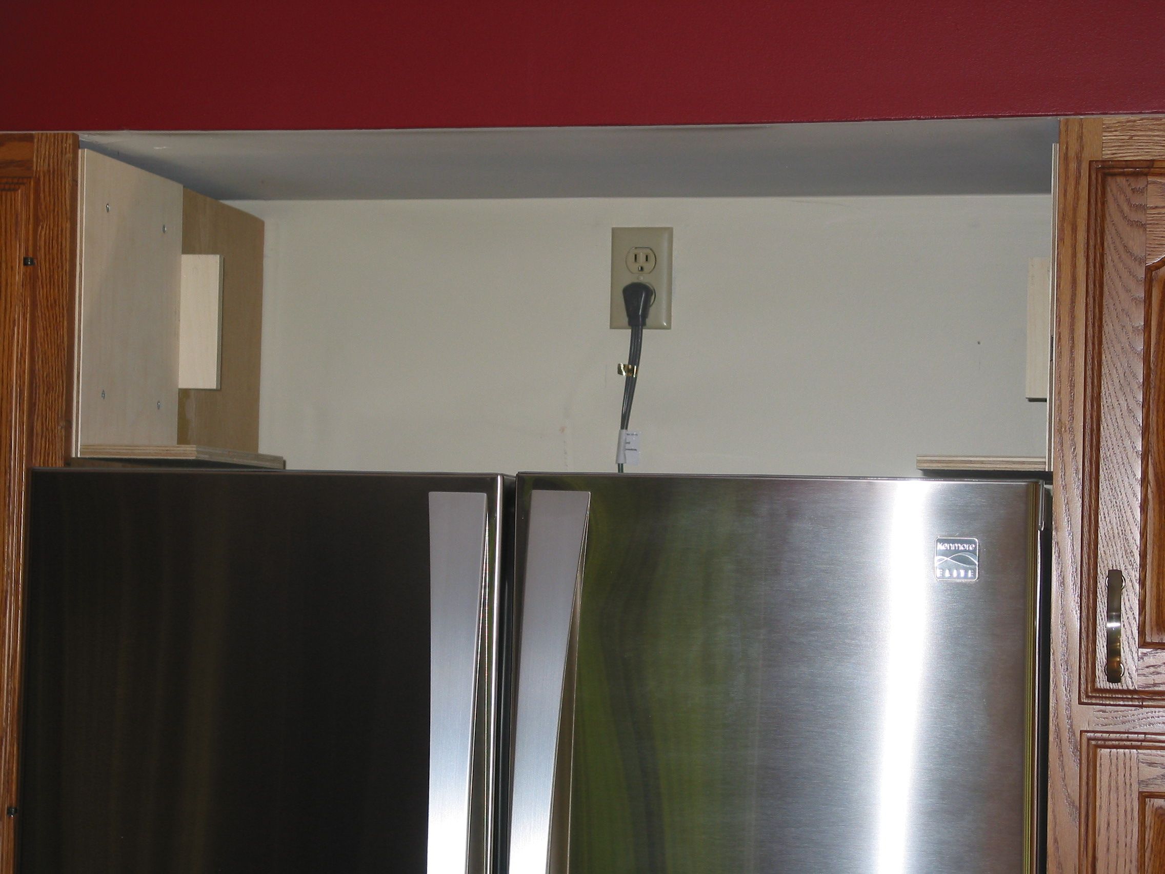 Easy to Build Above the Fridge Display Box Cabinet : 4 Steps (with ...