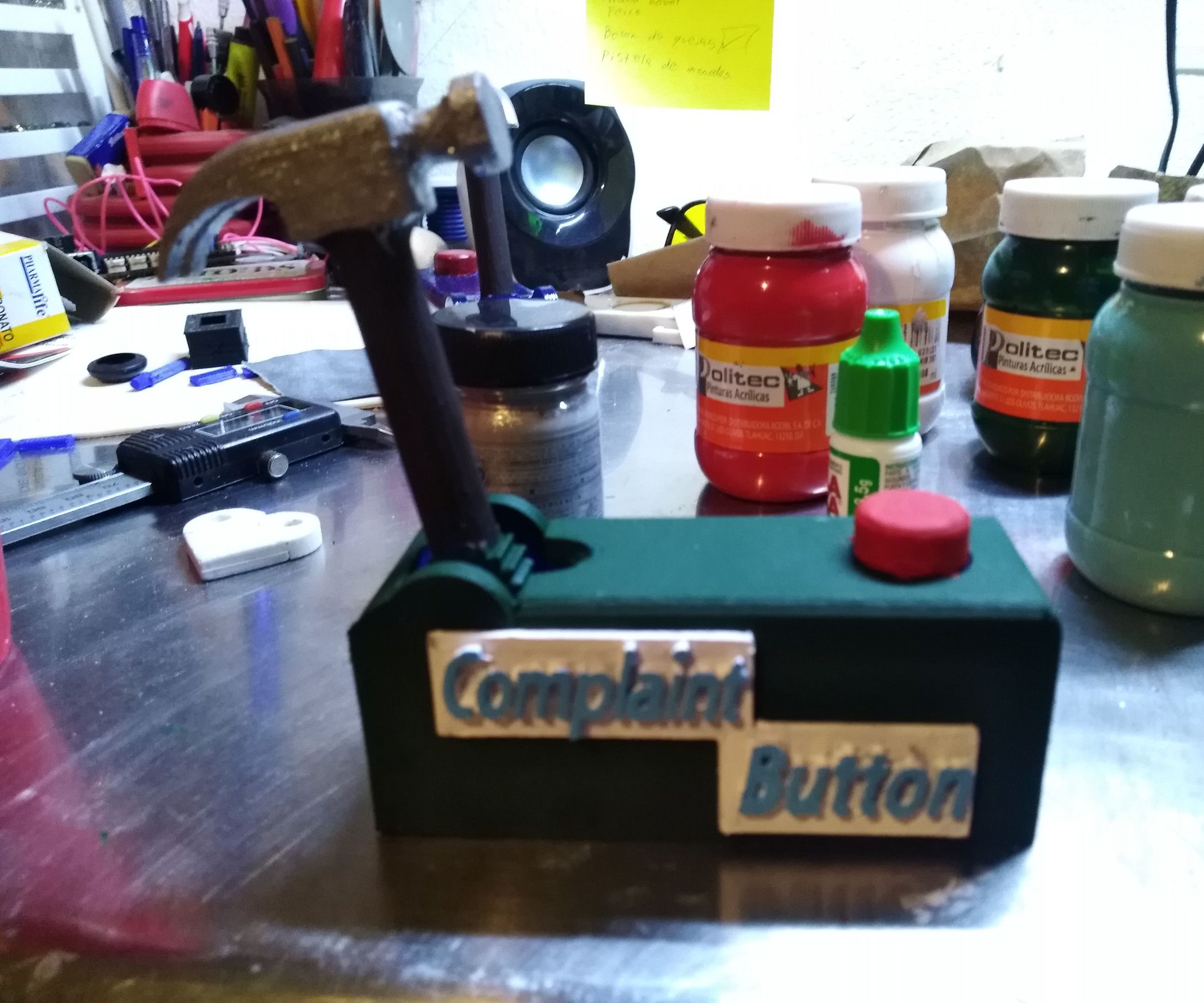 Complaint Button (Remix) : 5 Steps - Instructables