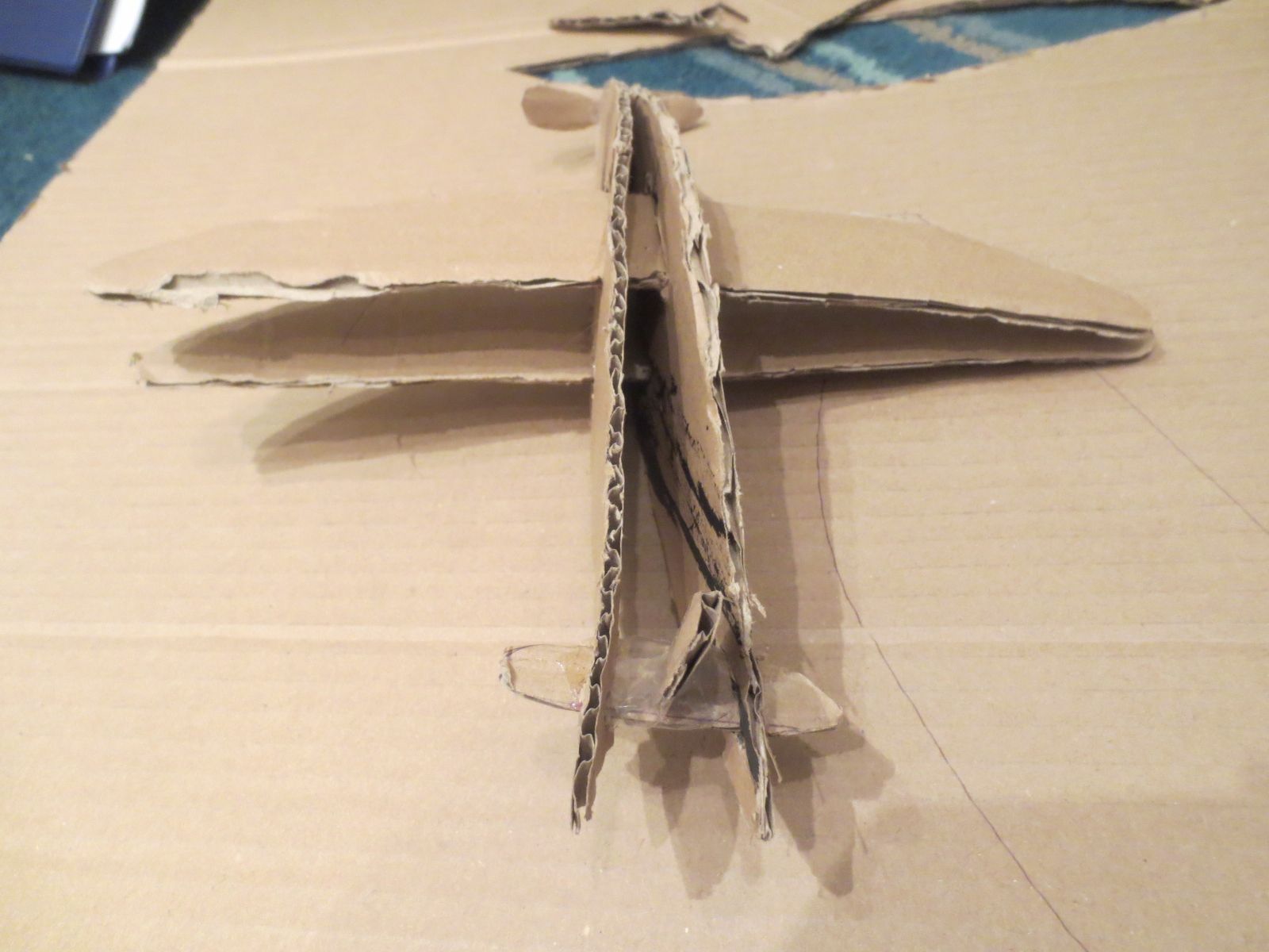 Cardboard Aeroplane : 7 Steps - Instructables