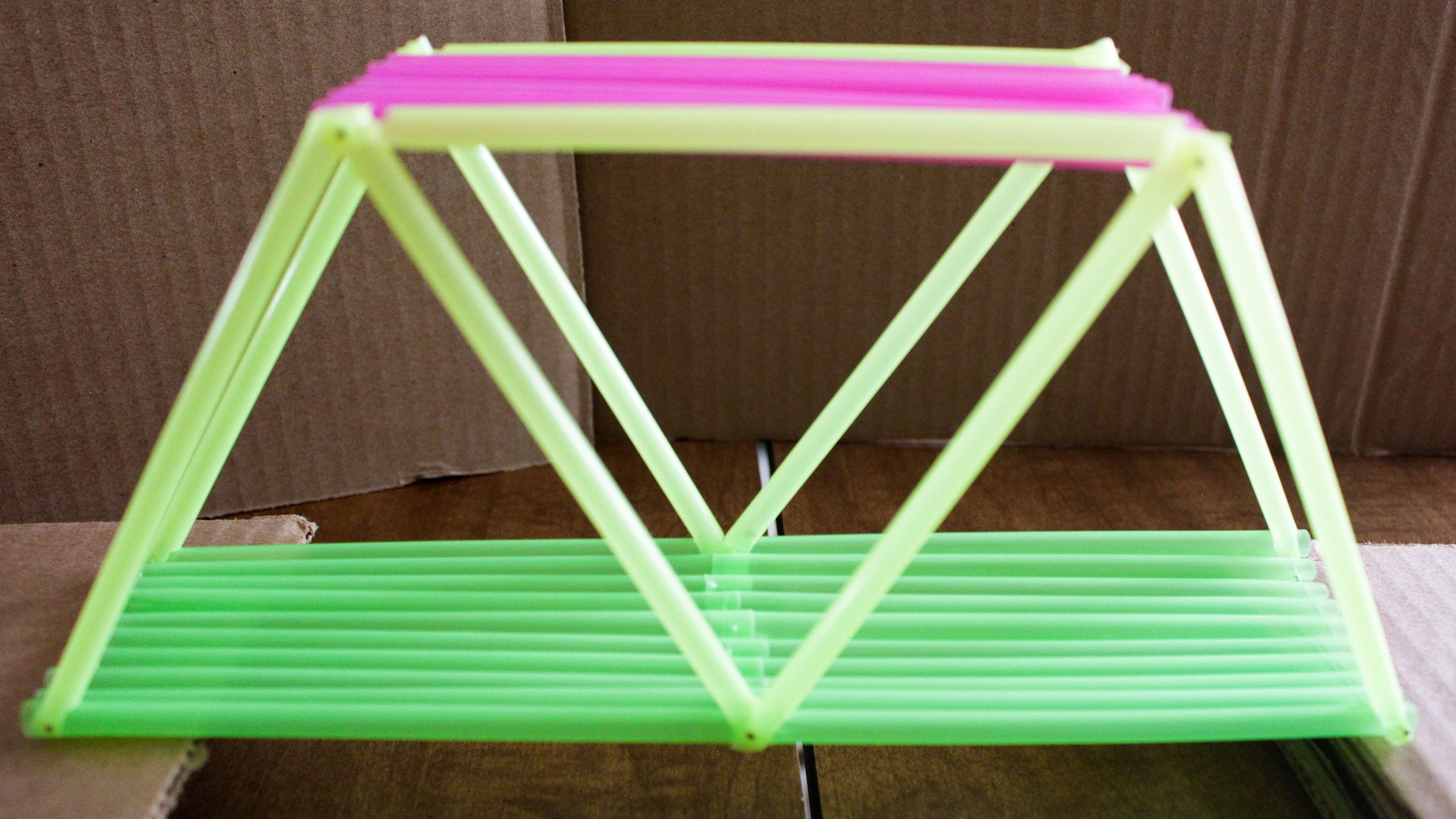 Plastic Straw Truss Bridge : 18 Steps - Instructables