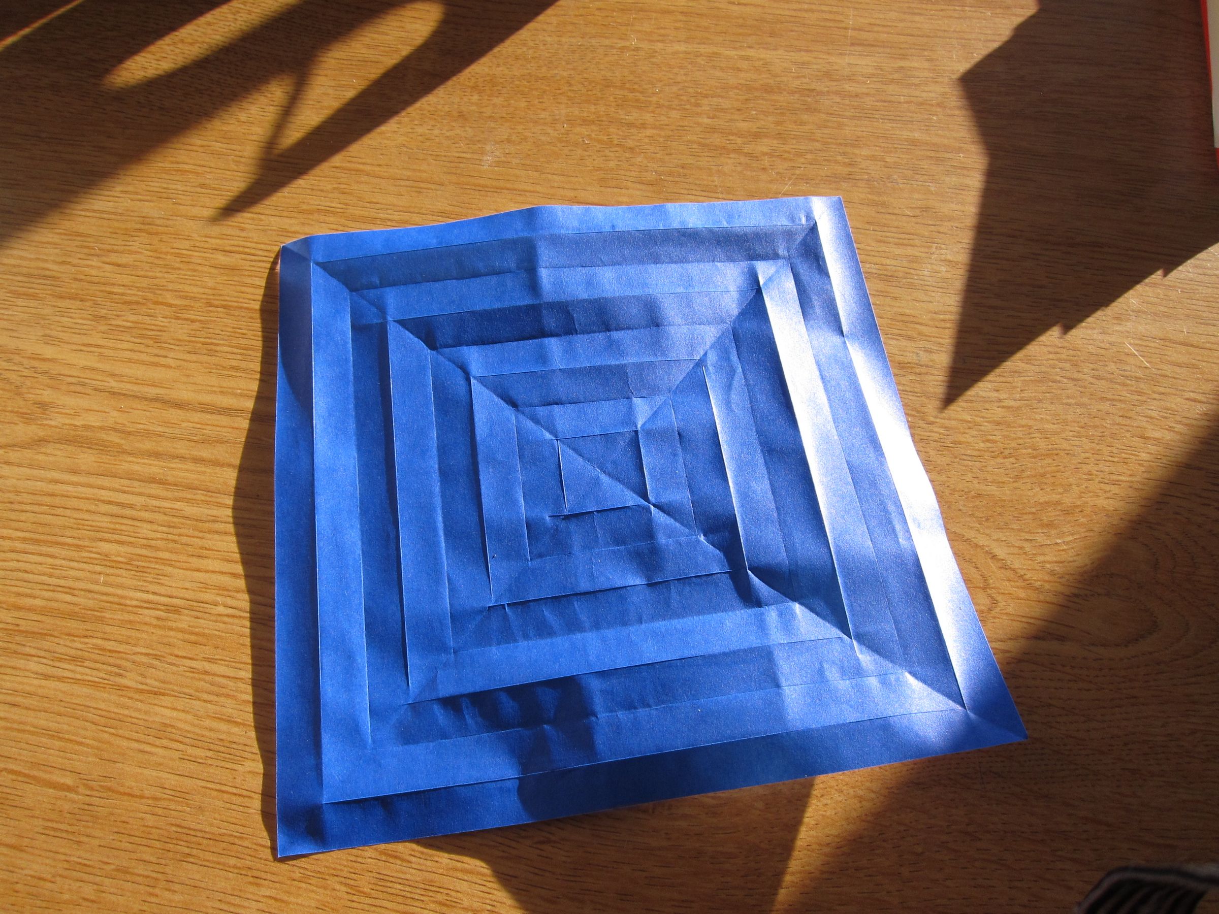 Paper "Cube" Made of Hyperbolic Paraboloids - Modular Math Origami : 7 ...