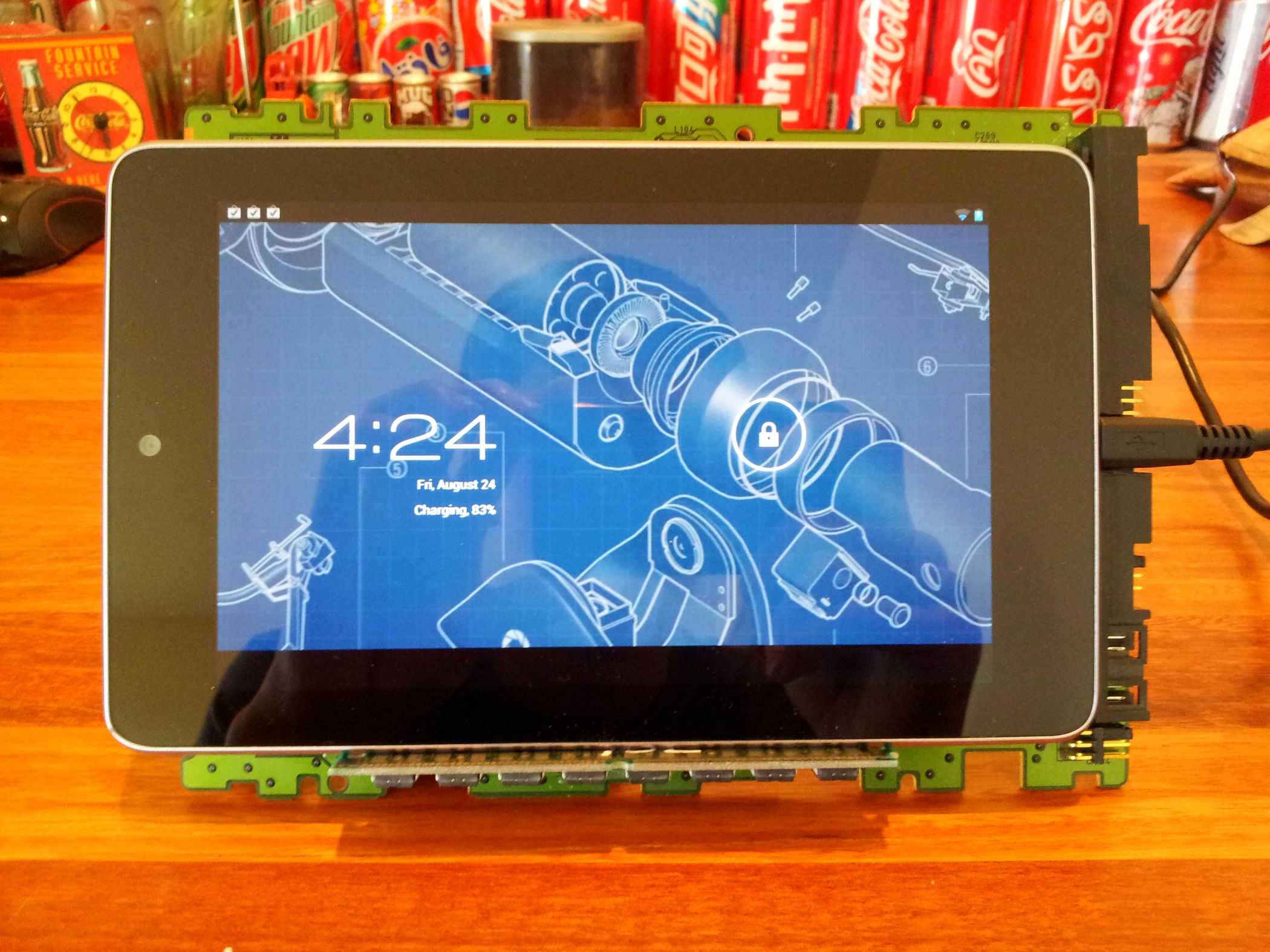 Android Tablet Desktop Dock (Nexus 7) : 6 Steps - Instructables