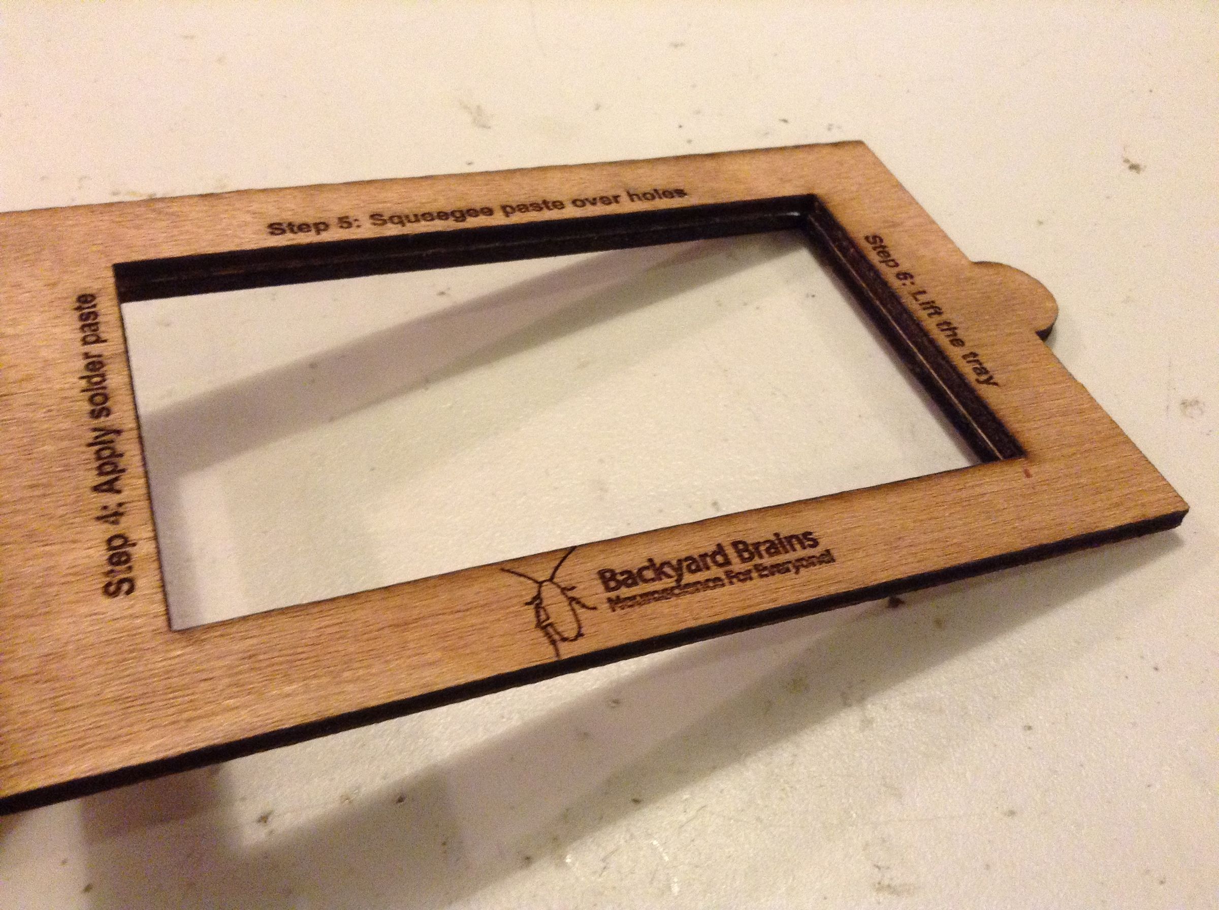 SMT 'Solder Paste Stencil' Production Jig Using a Laser Cutter : 14 ...