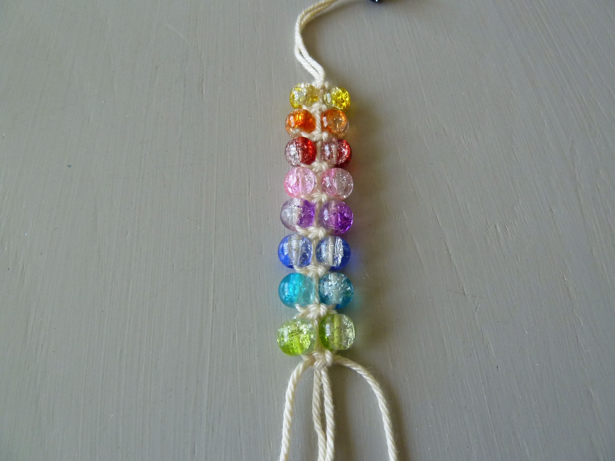 Beaded Macrame Bracelet : 11 Steps (with Pictures) - Instructables