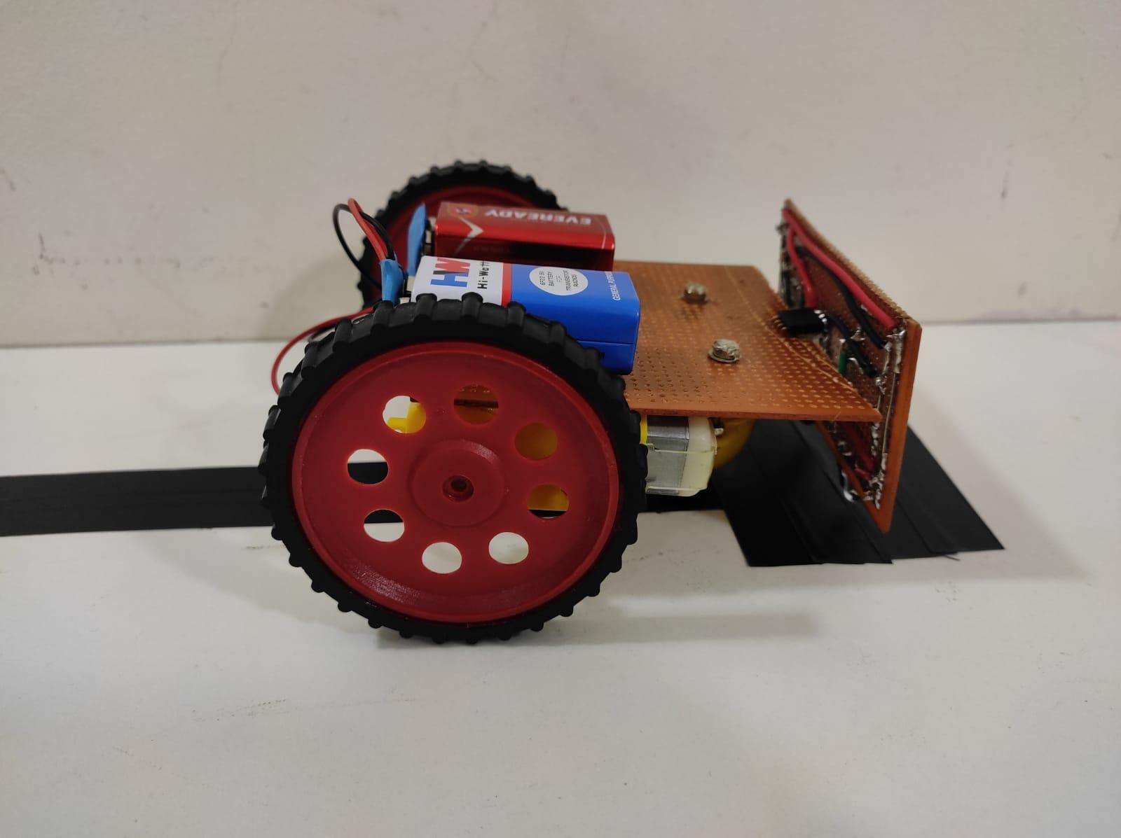 How to Make Line Following Robot Without Using Microcontroller : 11 ...