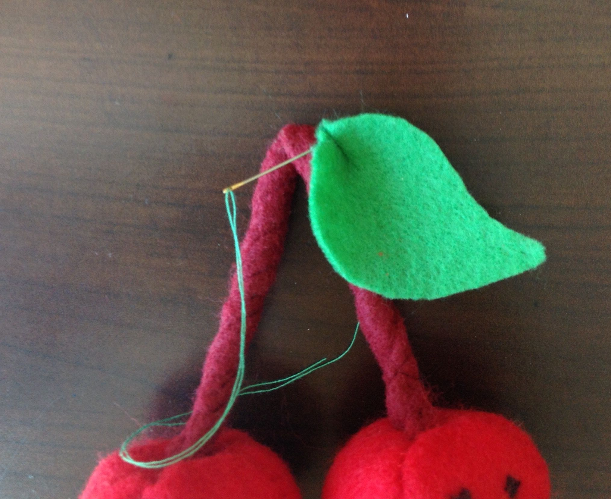 Felt Cherry Plush Keychain : 11 Steps (with Pictures) - Instructables