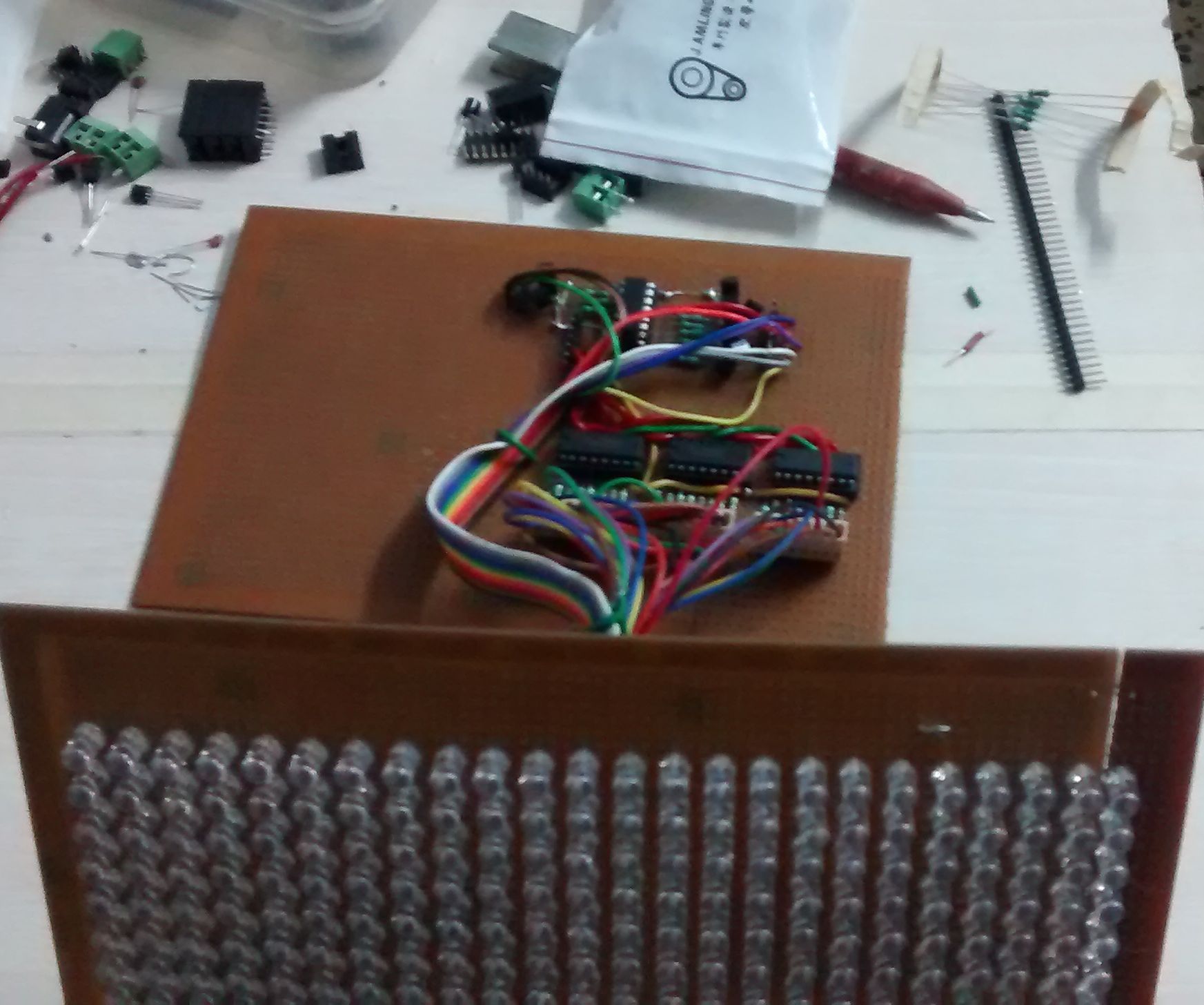 24*10 LED MATRIX PERFECTLY RUNNING - Instructables