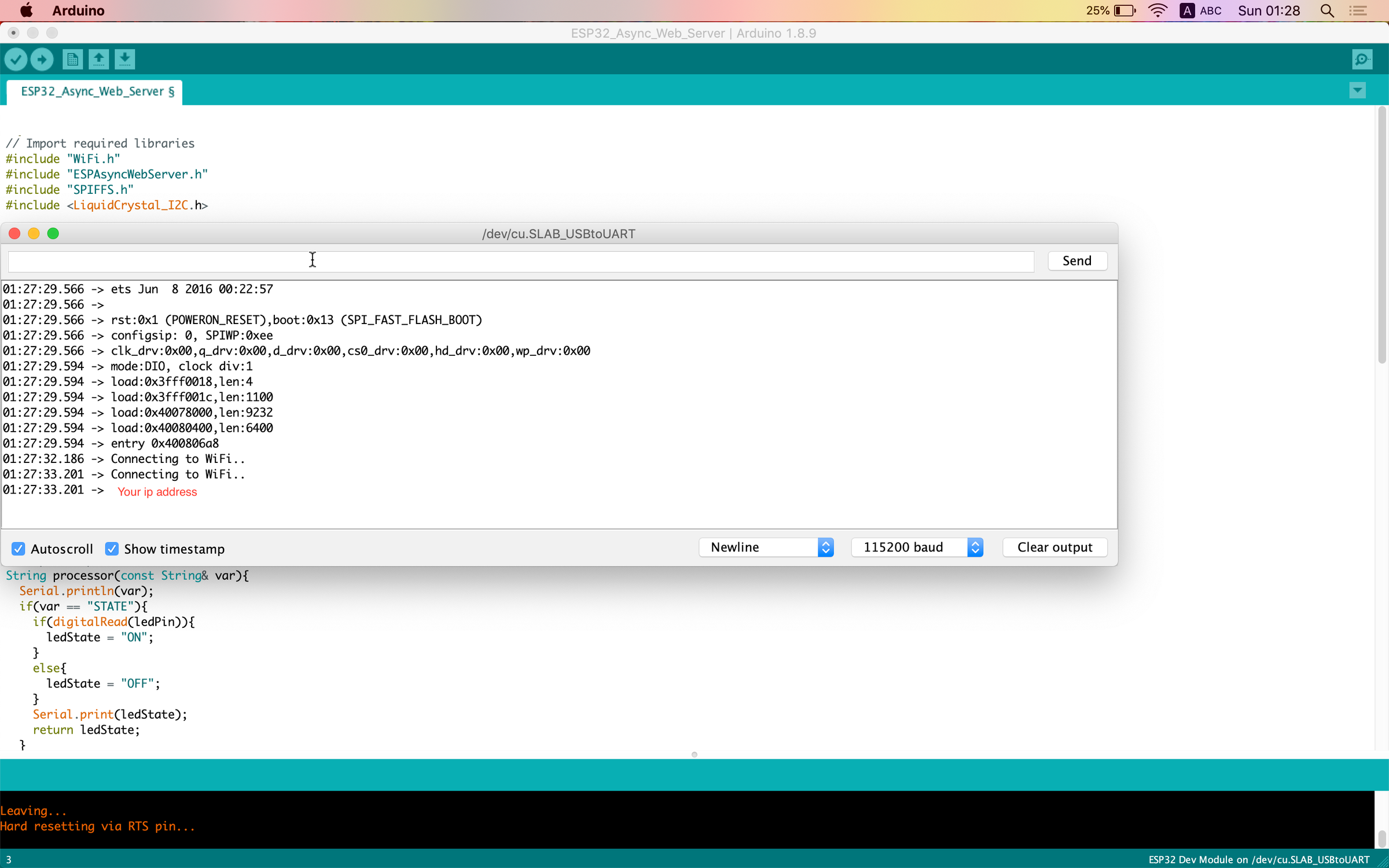 Internet Controlled LED Using ESP32 Based Web Server : 10 Steps ...