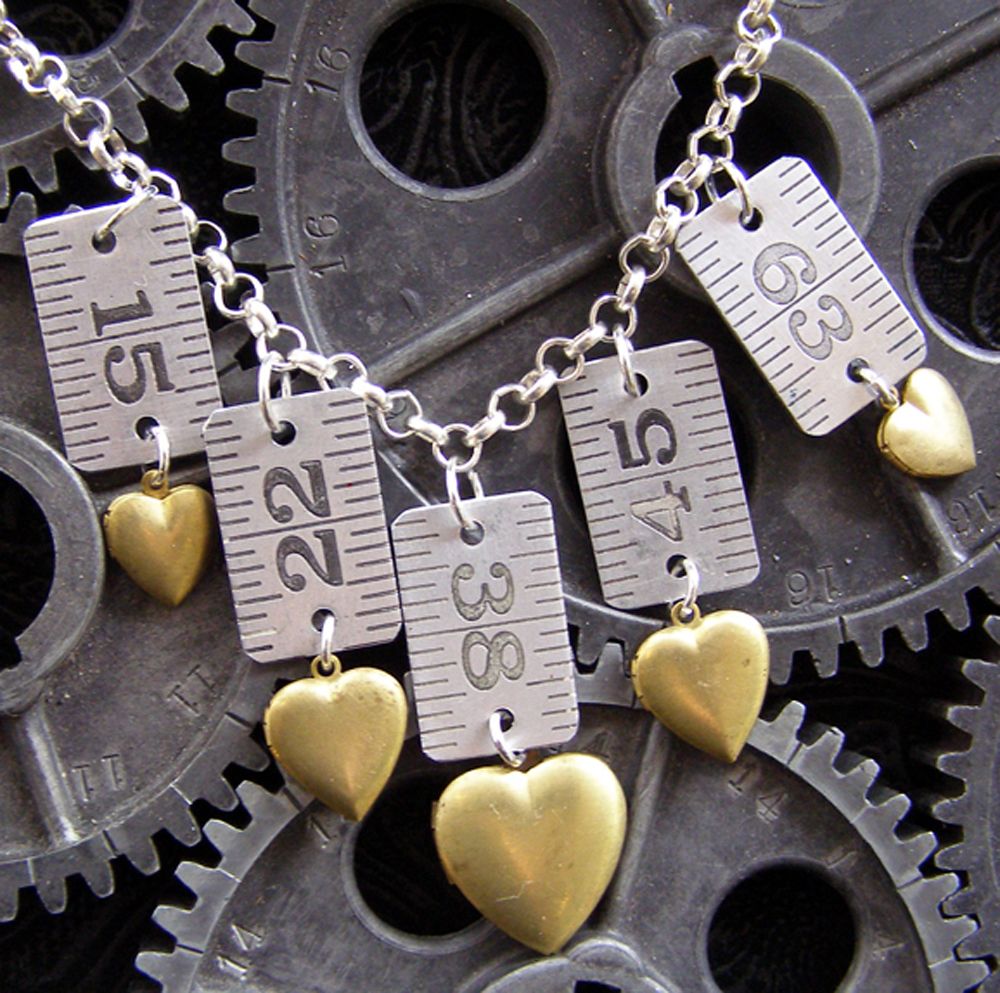 Simple Recycled Ruler & Hardware Necklace : 8 Steps (with Pictures ...