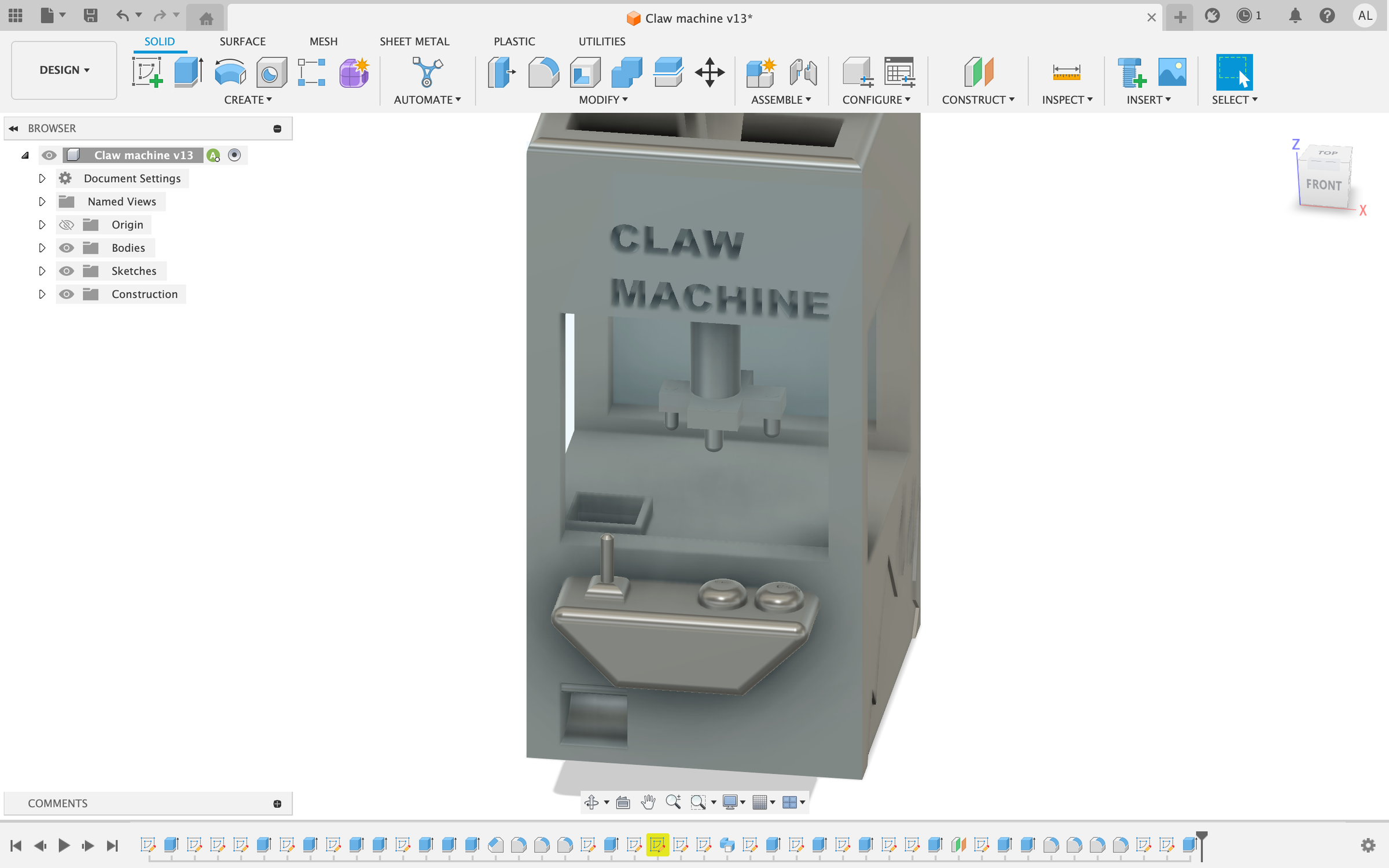 Fusion 360 Claw Machine : 11 Steps - Instructables