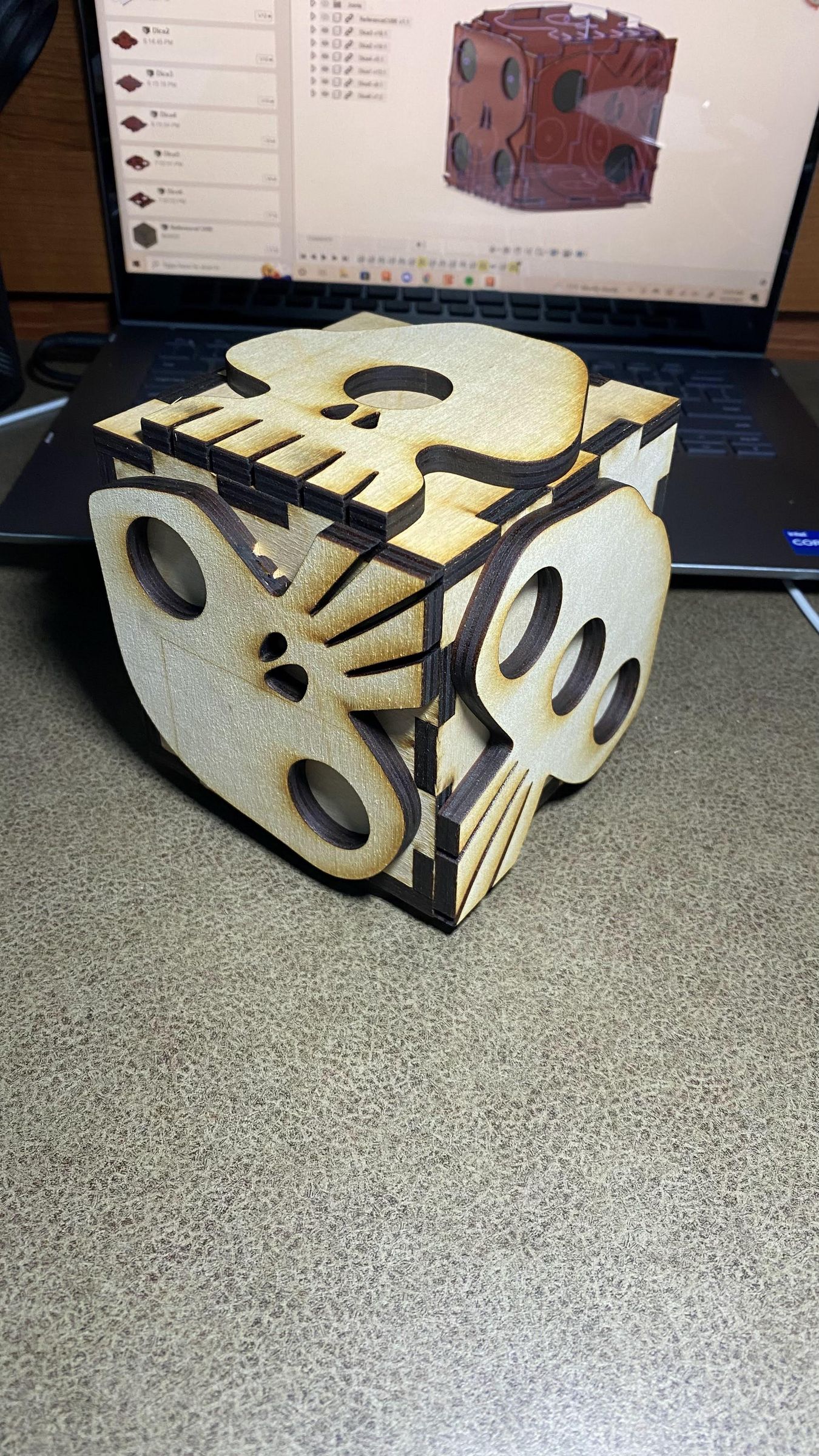 Laser Cut Oogie Boogie Dice (Nightmare Before Chirstmas) : 4 Steps - Instructables