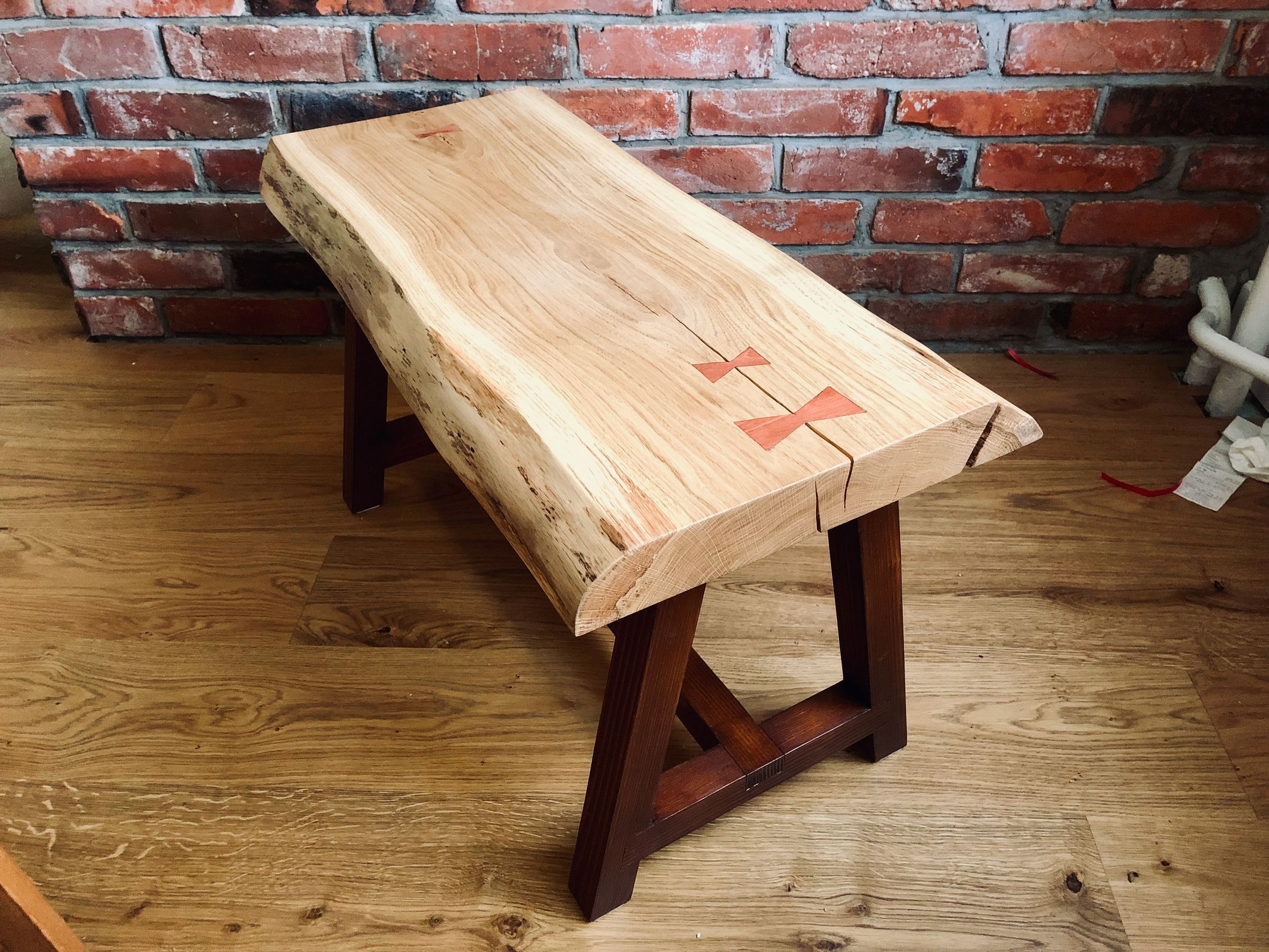 Live Edge Slab Coffee Table With Bow Ties : 11 Steps (with Pictures ...