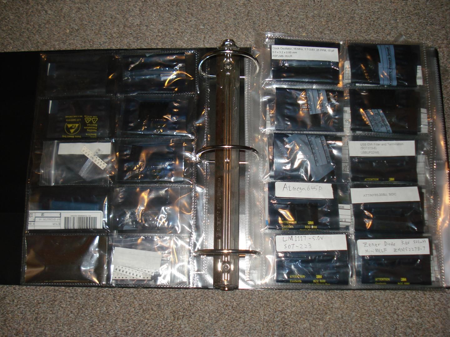 Neat Electrical Component Organizing in Binders (with Pictures ...