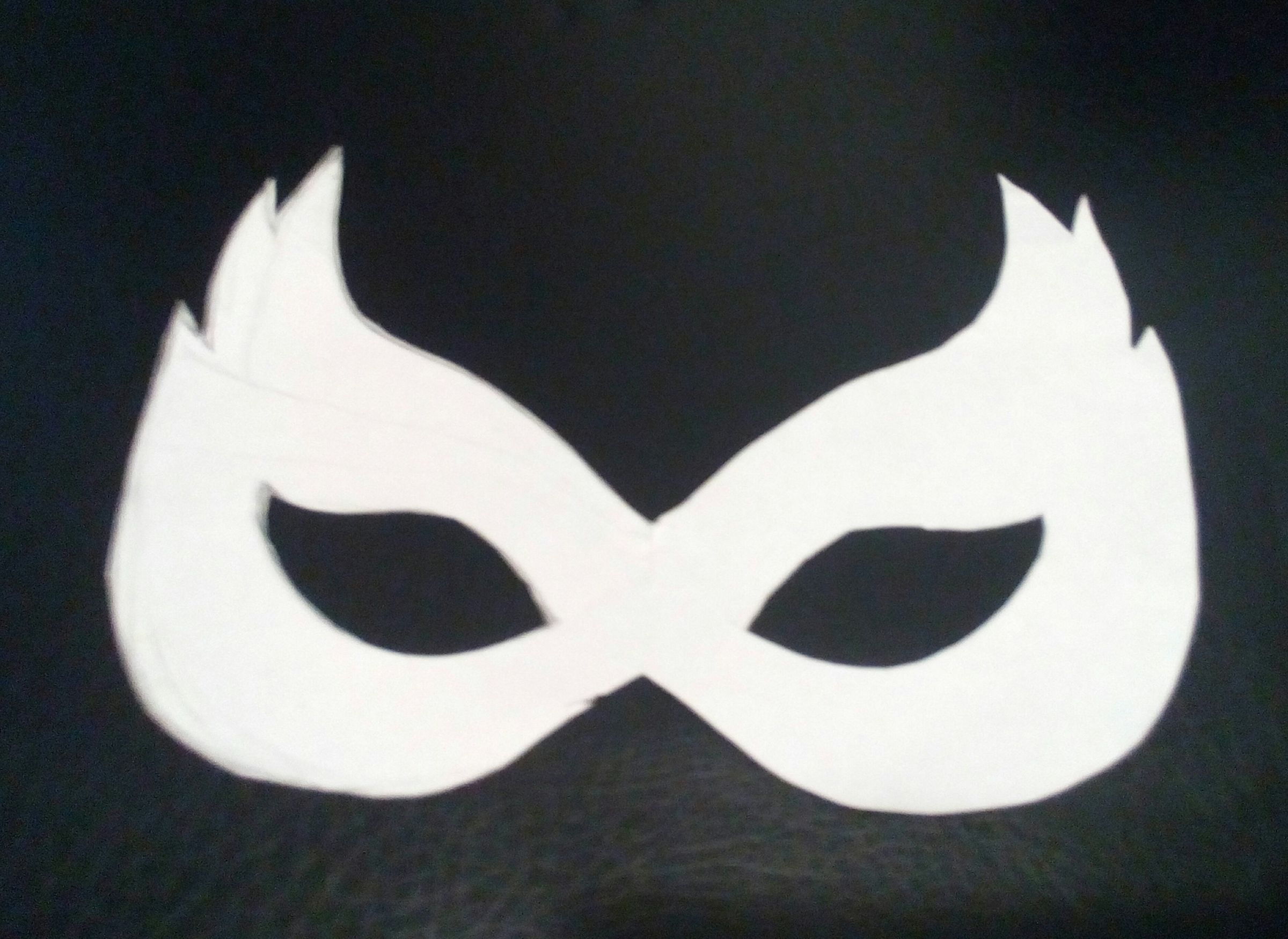 Batgirl Eye Mask Template