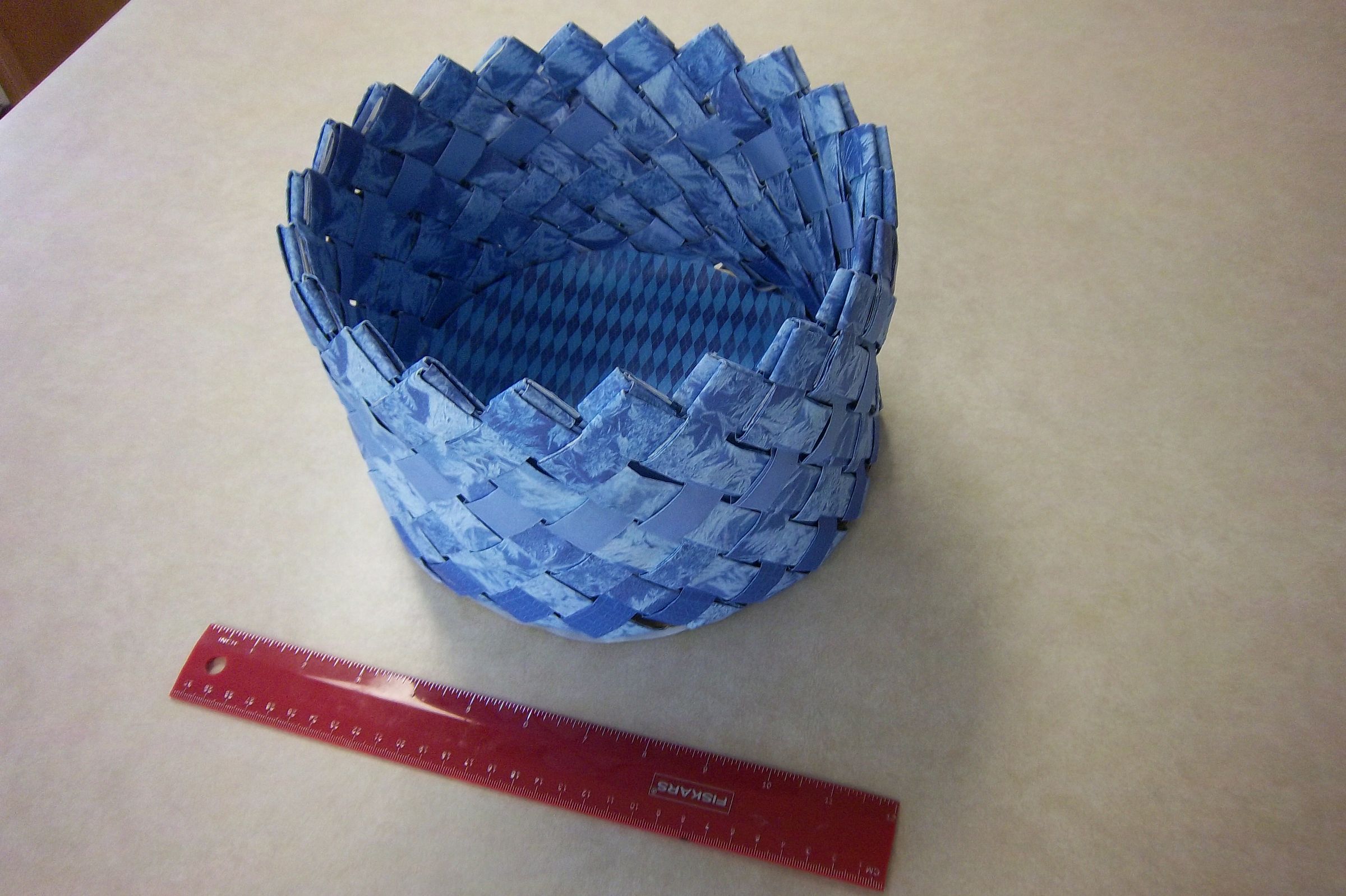 Woven Paper Basket : 18 Steps - Instructables