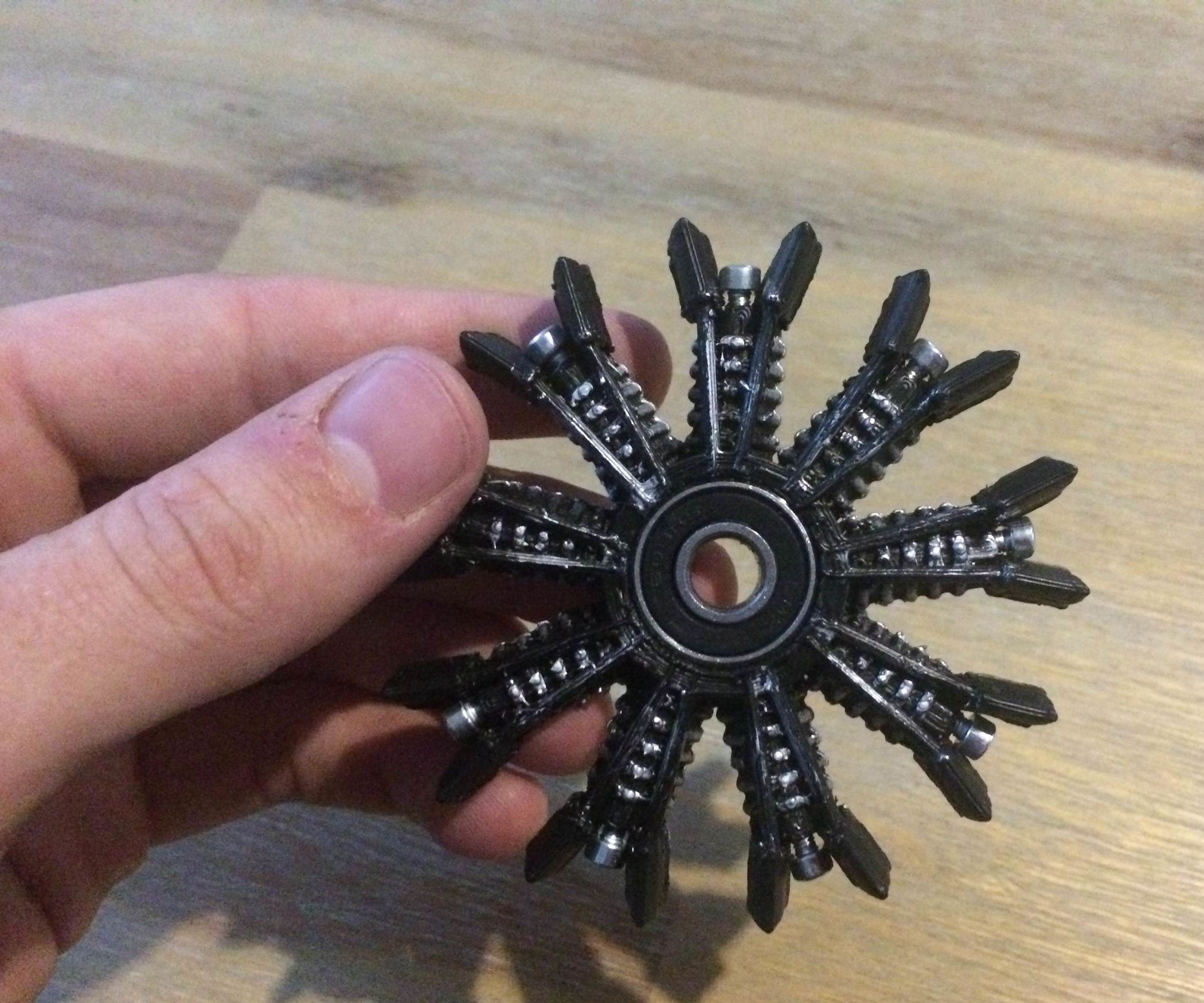 Radial Engine Fidget Spinner : 5 Steps (with Pictures) - Instructables