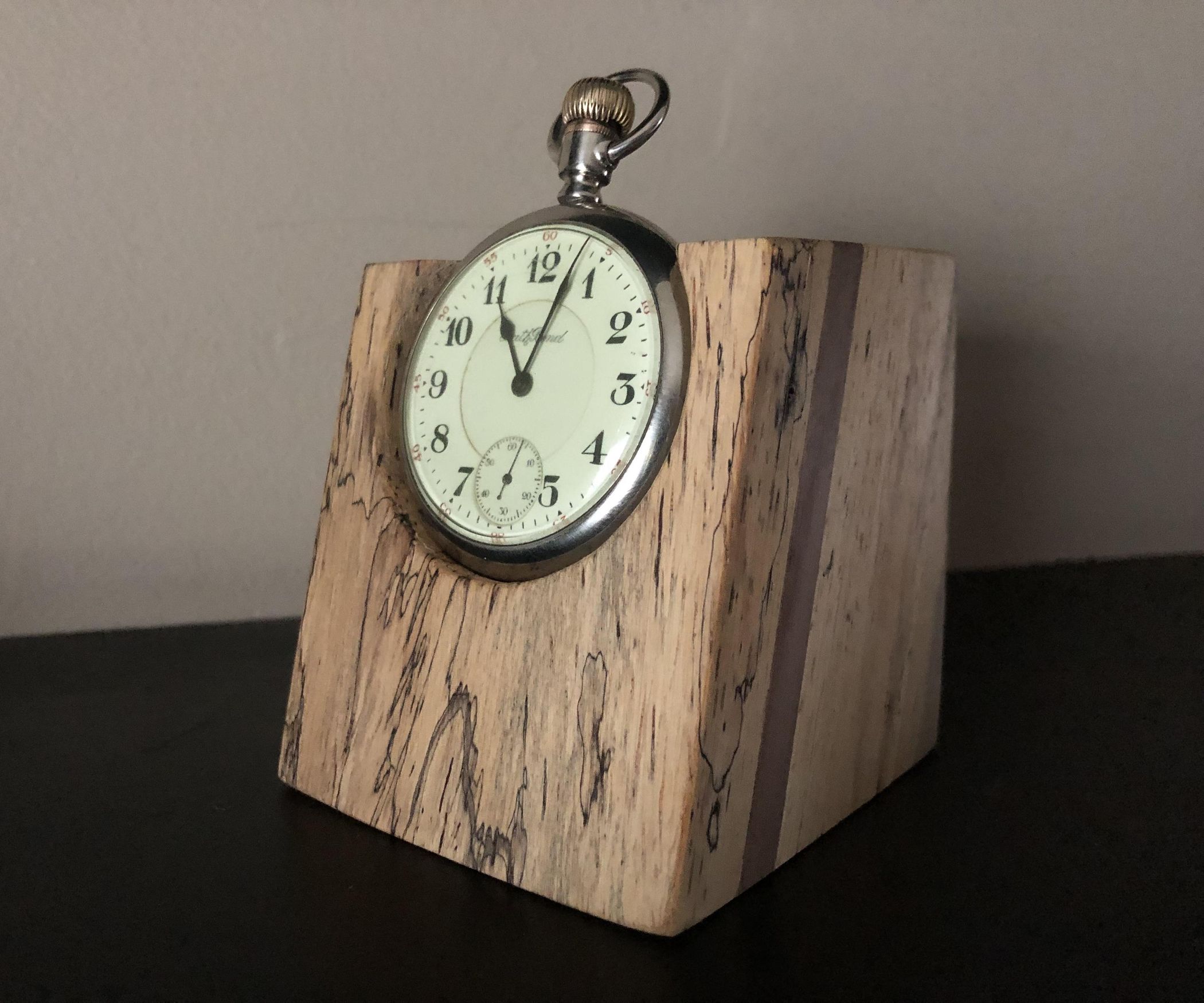 Antique Pocket Watch Display Case