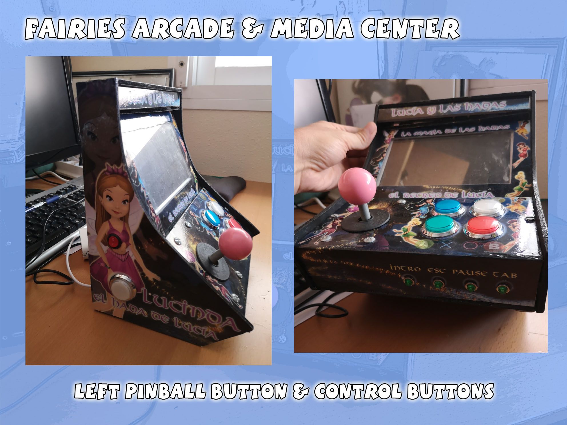 Fairies: Portable Arcade and Media Center : 5 Steps - Instructables
