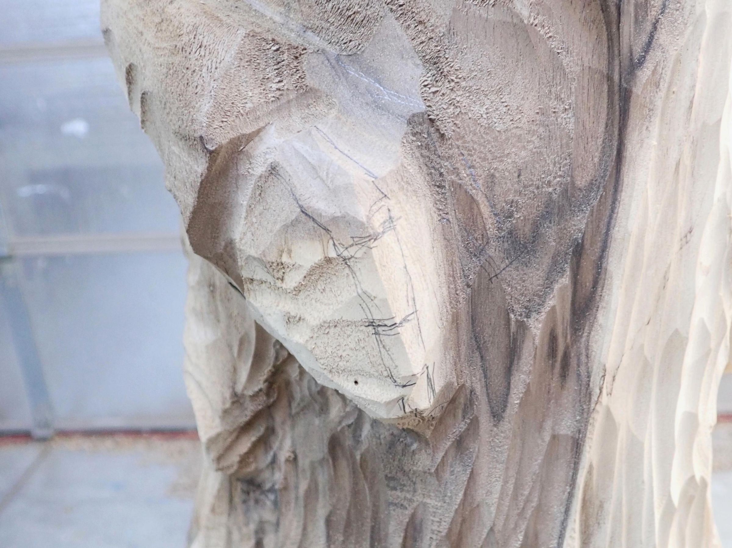 Grim Reaper Carved From a Walnut Log : 17 Steps (with Pictures ...