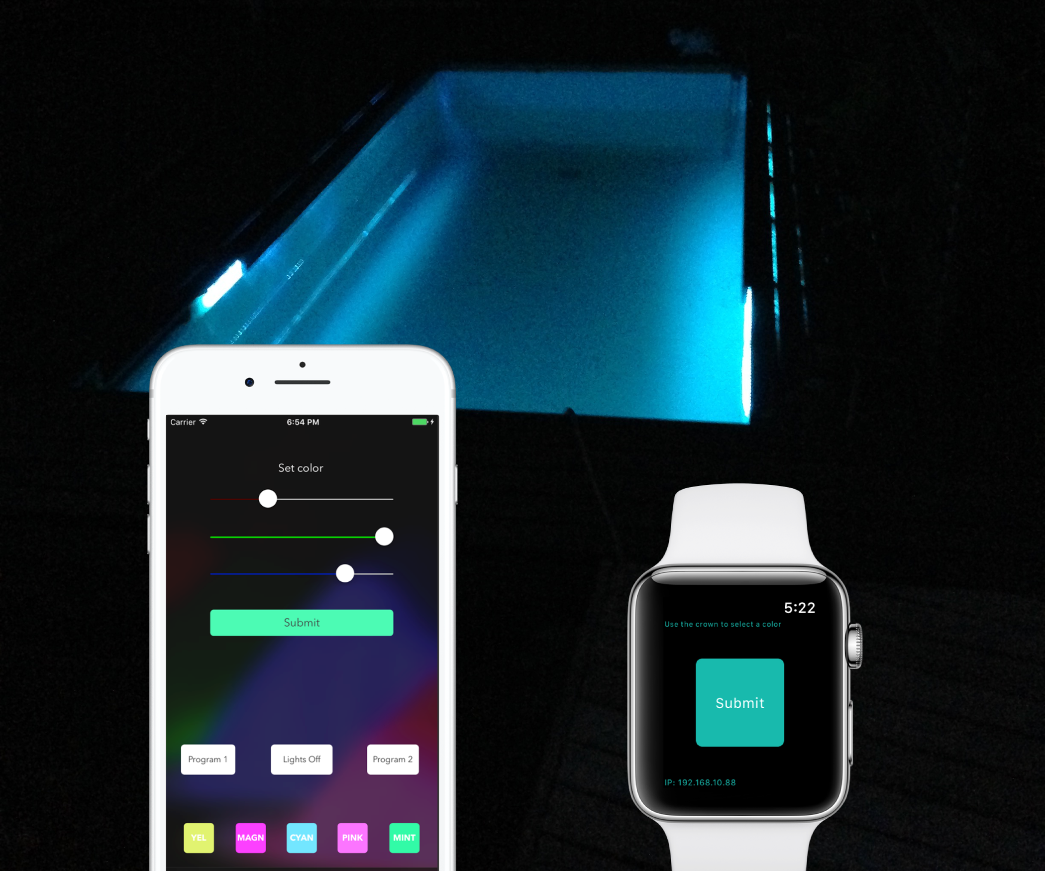 Control Arduino RGB LEDs by IPhone Using WiFi : 3 Steps - Instructables