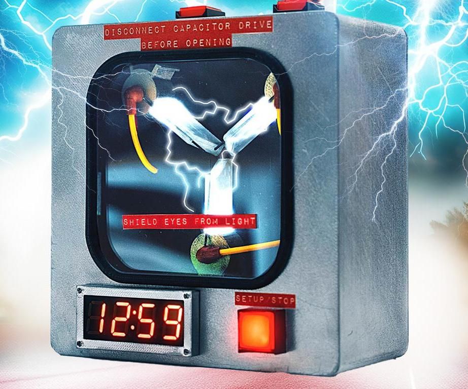 Flux Capacitor Alarm Clock : 24 Steps (with Pictures) - Instructables