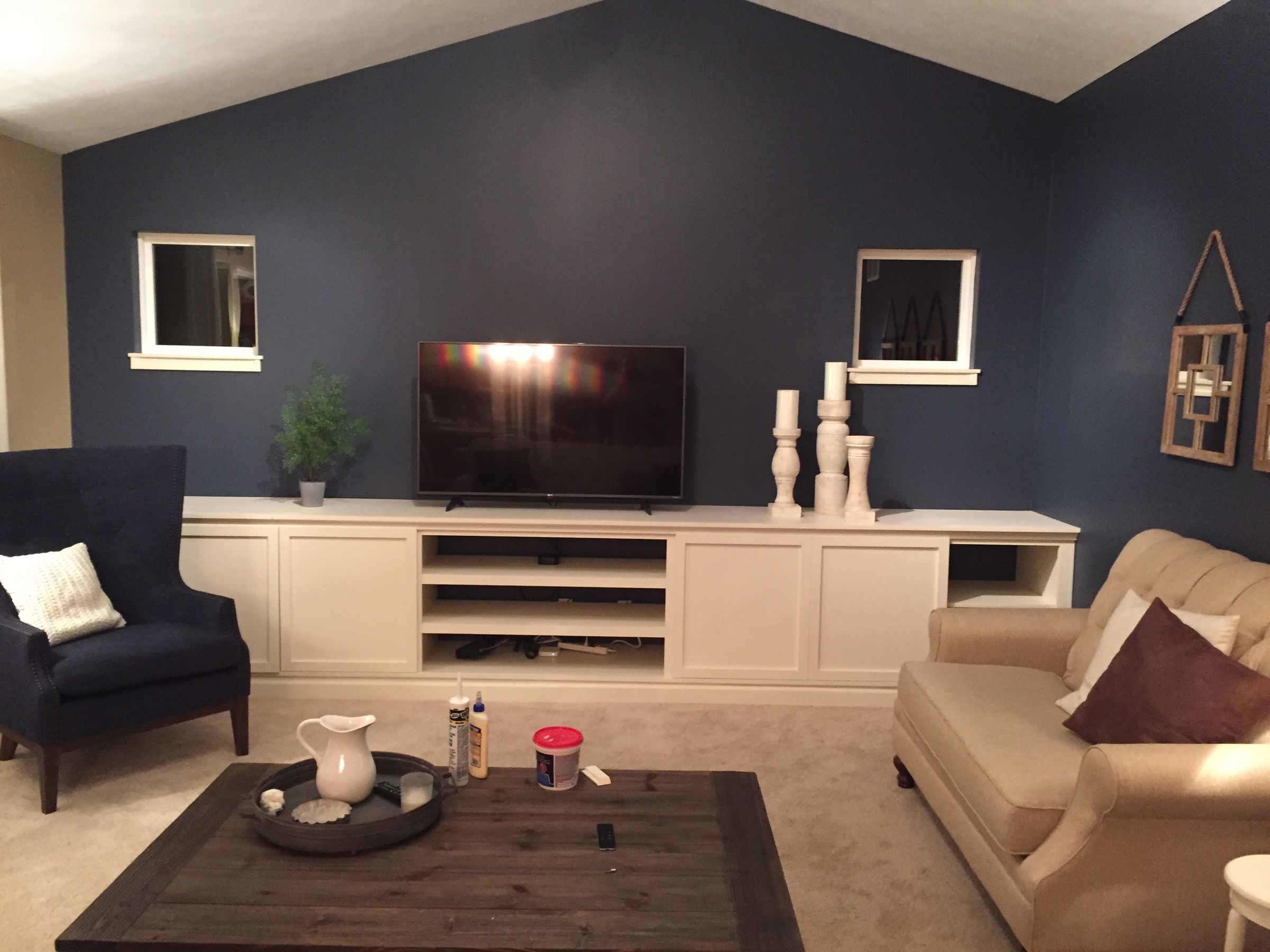 Built-in Console Cabinet With a Secret Hidden Compartment : 10 Steps ...