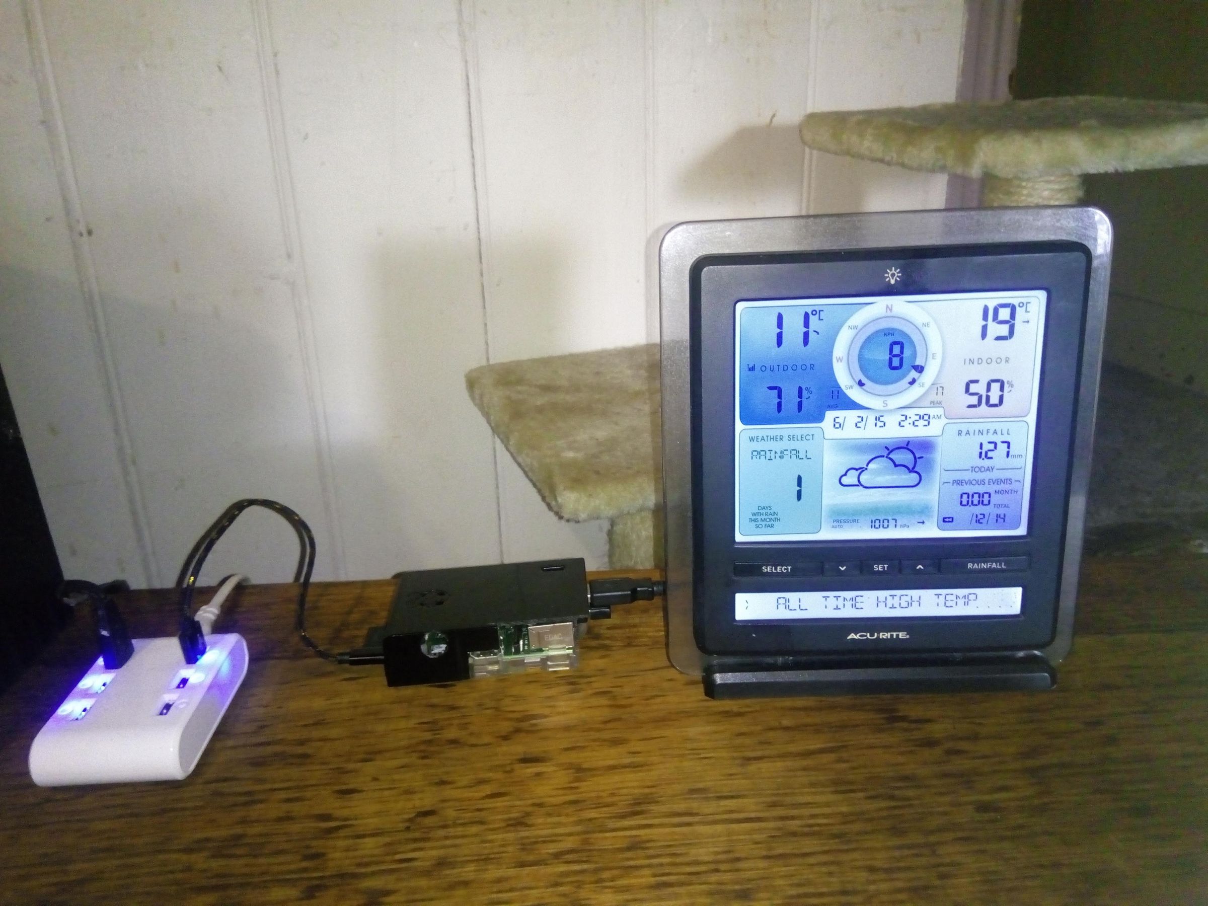 Acurite 5 in 1 Weather Station Using a Raspberry Pi and Weewx (other Weather Stations Are ...