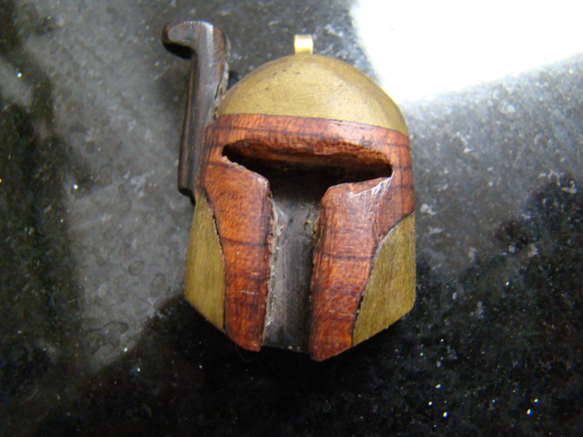 Wooden Boba Fett Necklace/ Keychain - Instructables