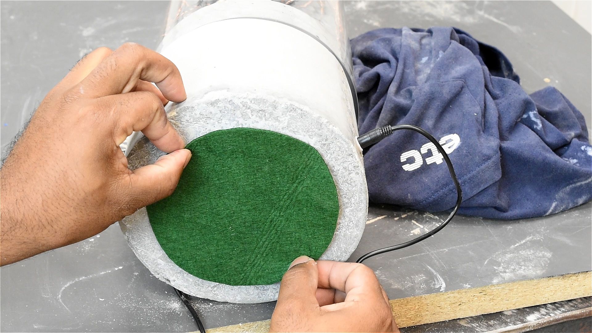 DIY Indoor Outdoor Concrete Lamp 2 : 7 Steps (with Pictures ...
