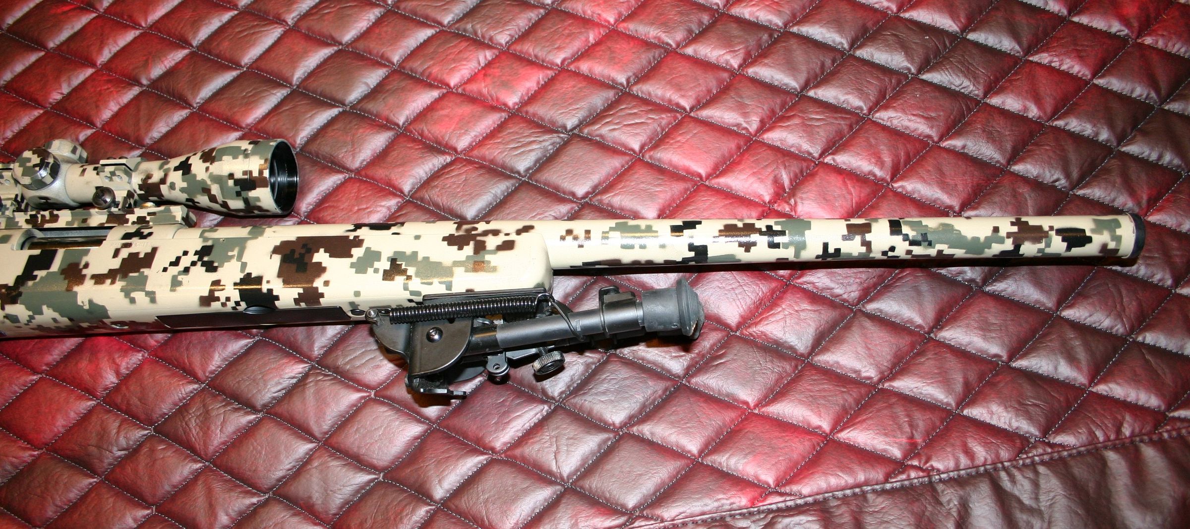 Pink Digital Camo Gun