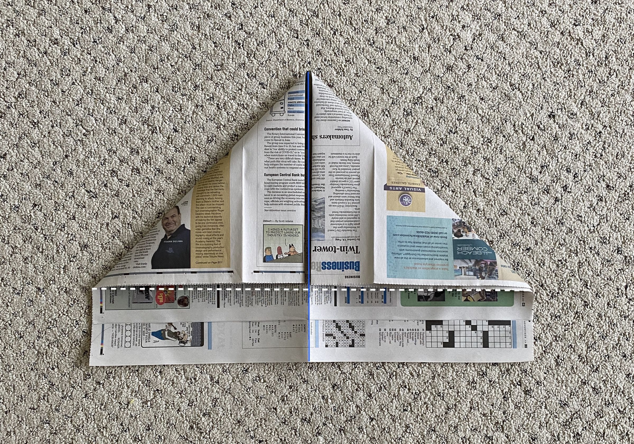Newspaper Hat : 9 Steps - Instructables