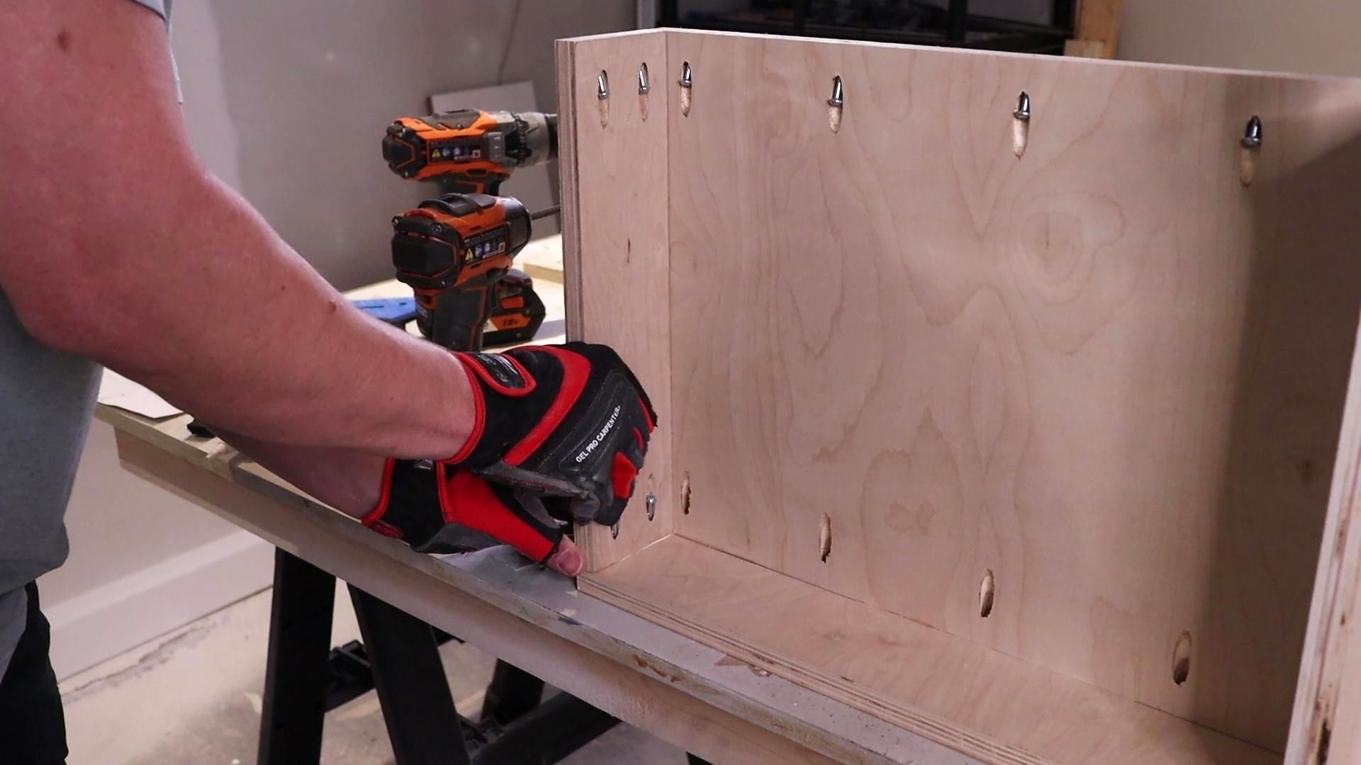 DIY Computer Desk | Cable Management, Storage, LED's : 13 Steps (with ...